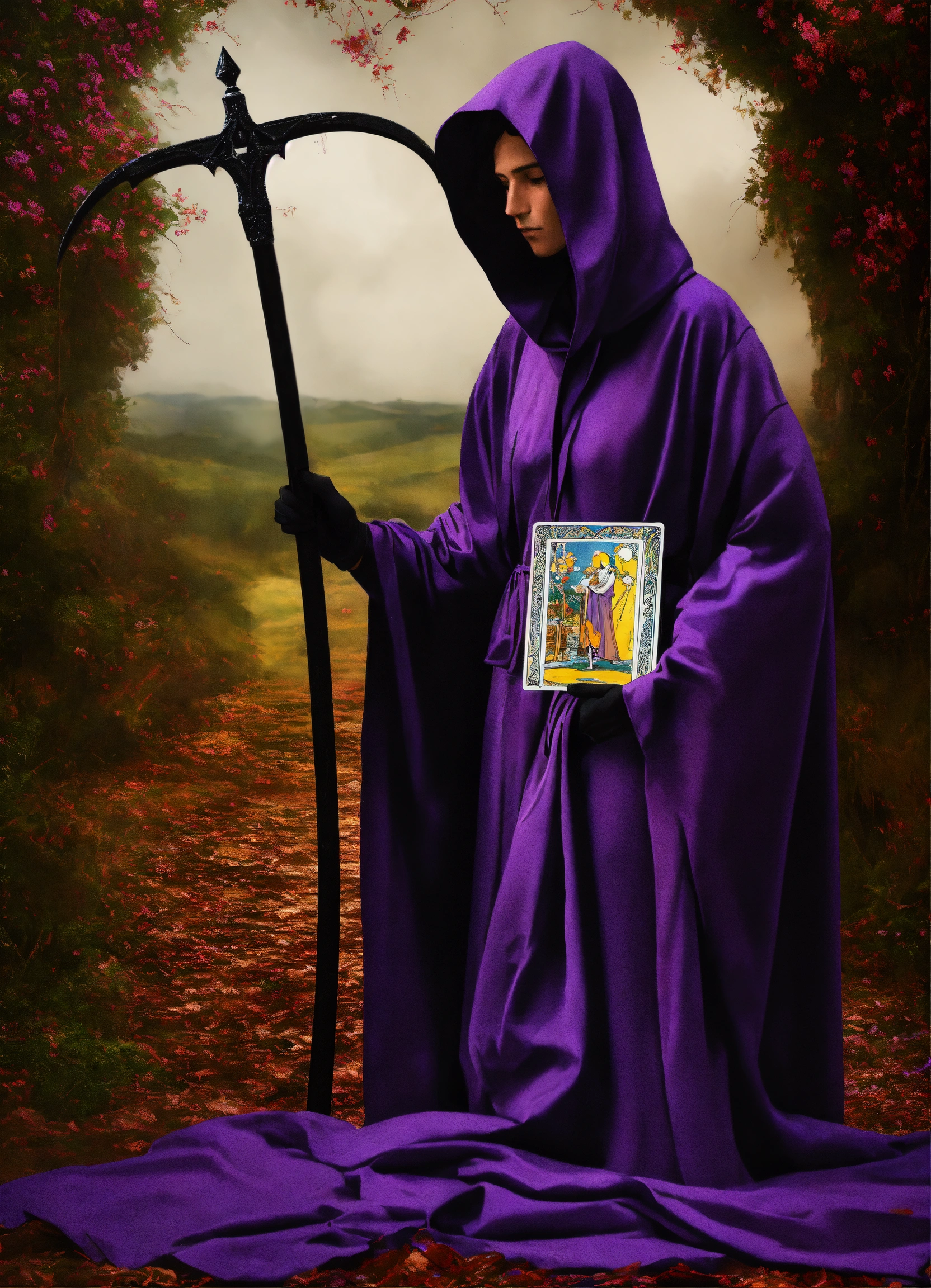 Lexica - "Create an real photo representing the Tarot card 'Death ...