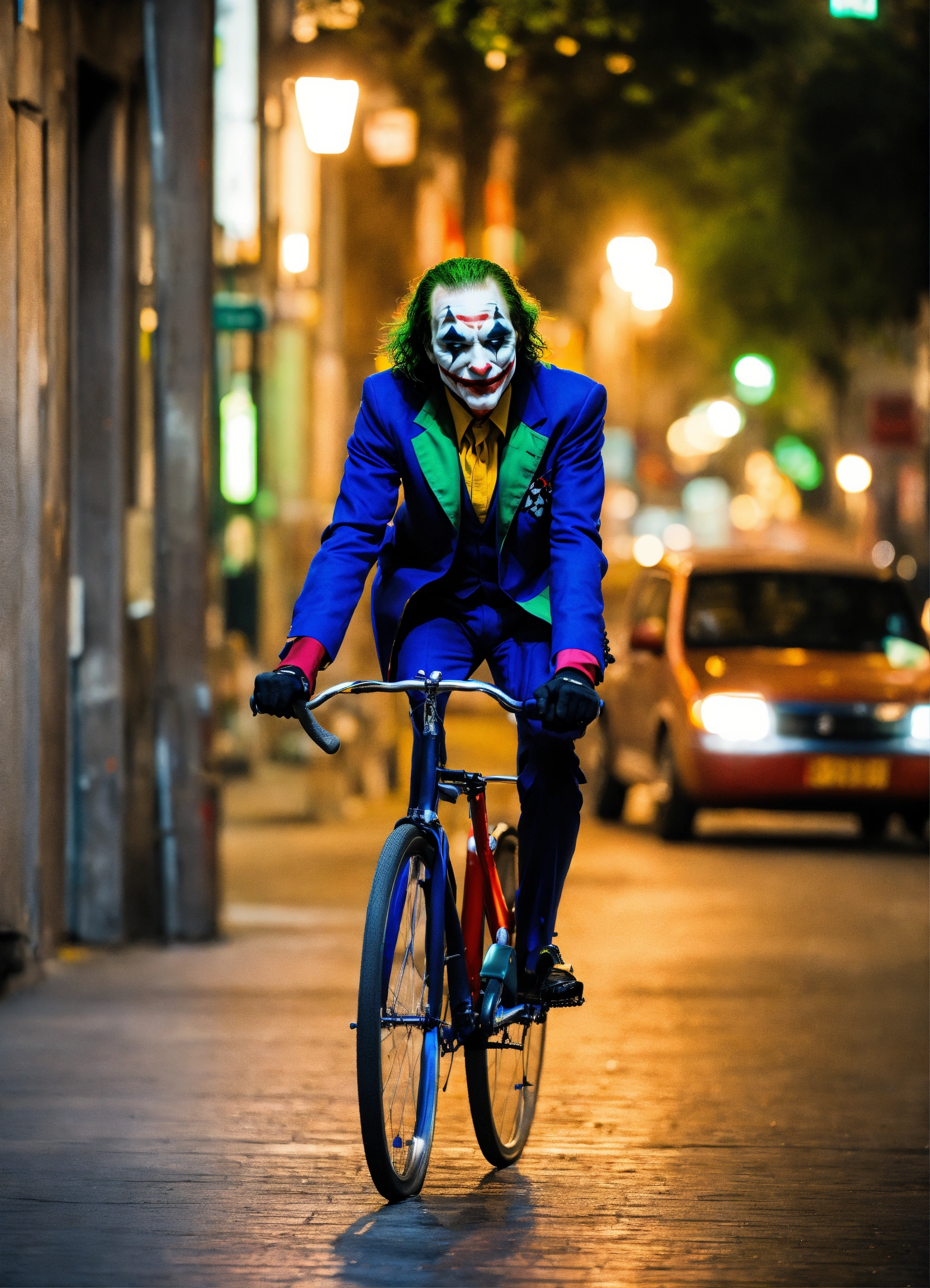 Lexica - Joker riding bicycle