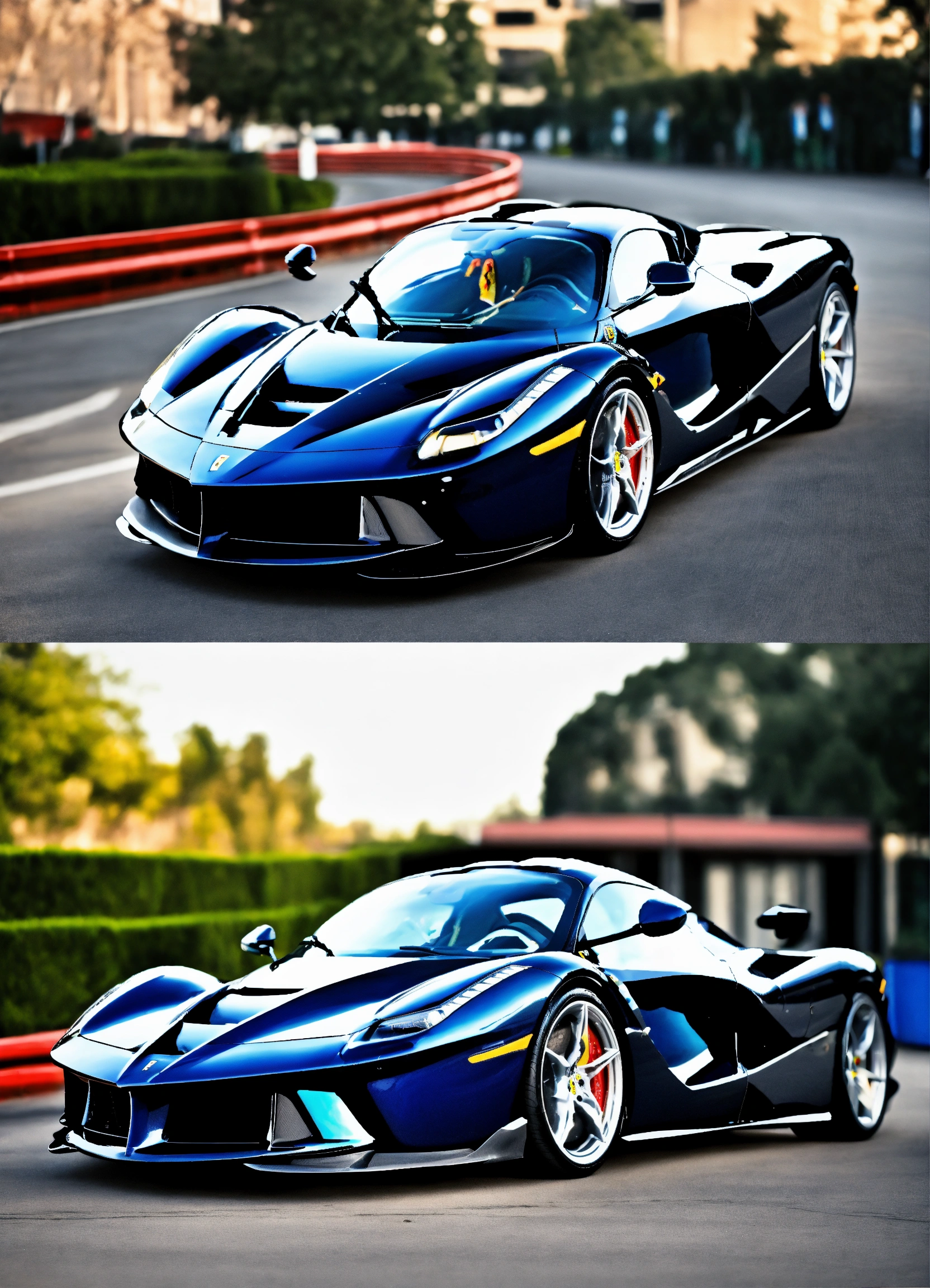 Lexica - Ferrari LaFerrari as BATMAN, realistic