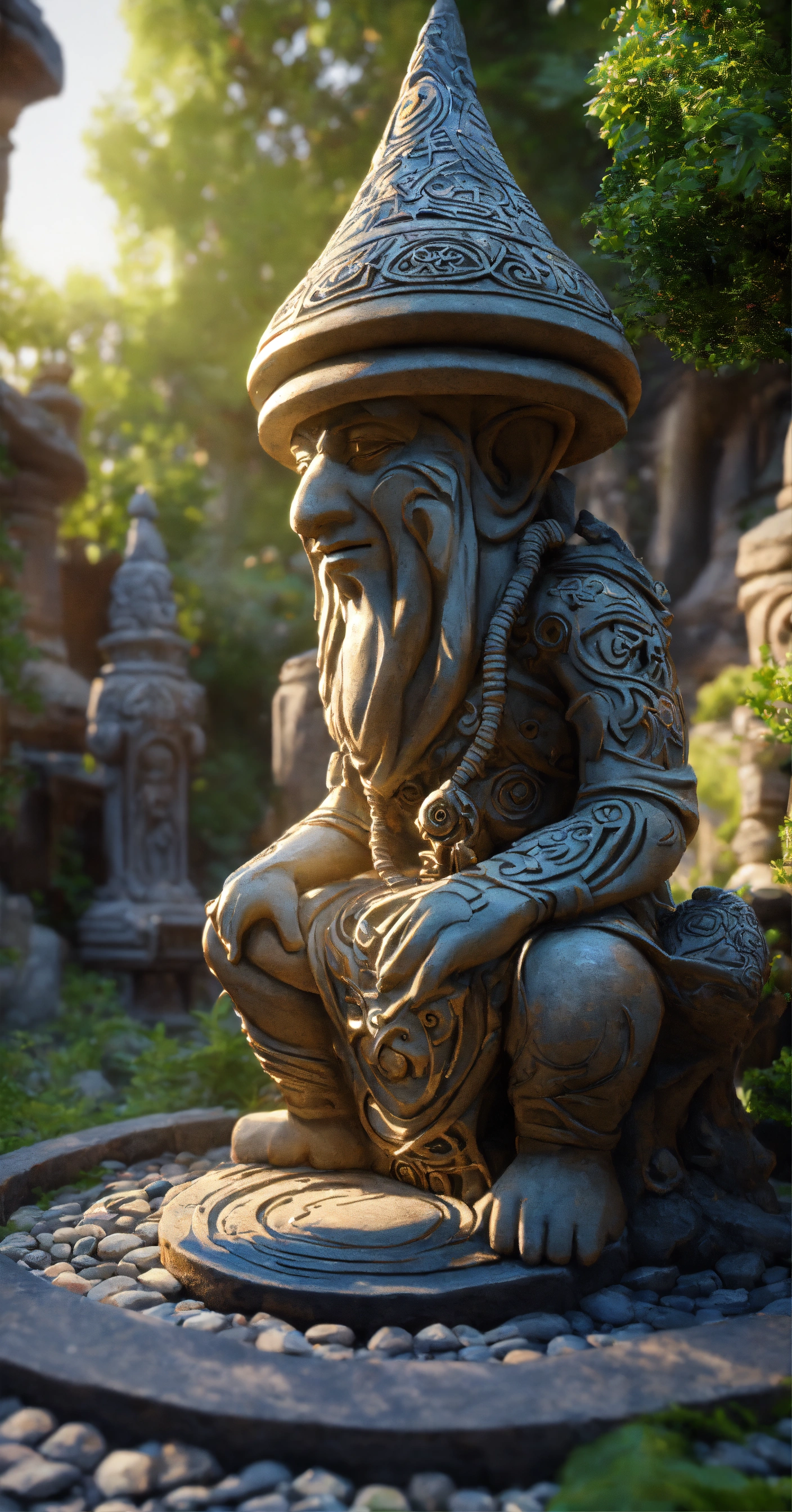 Lexica - An ancient spiritual gnome inspired house and rock garden ...