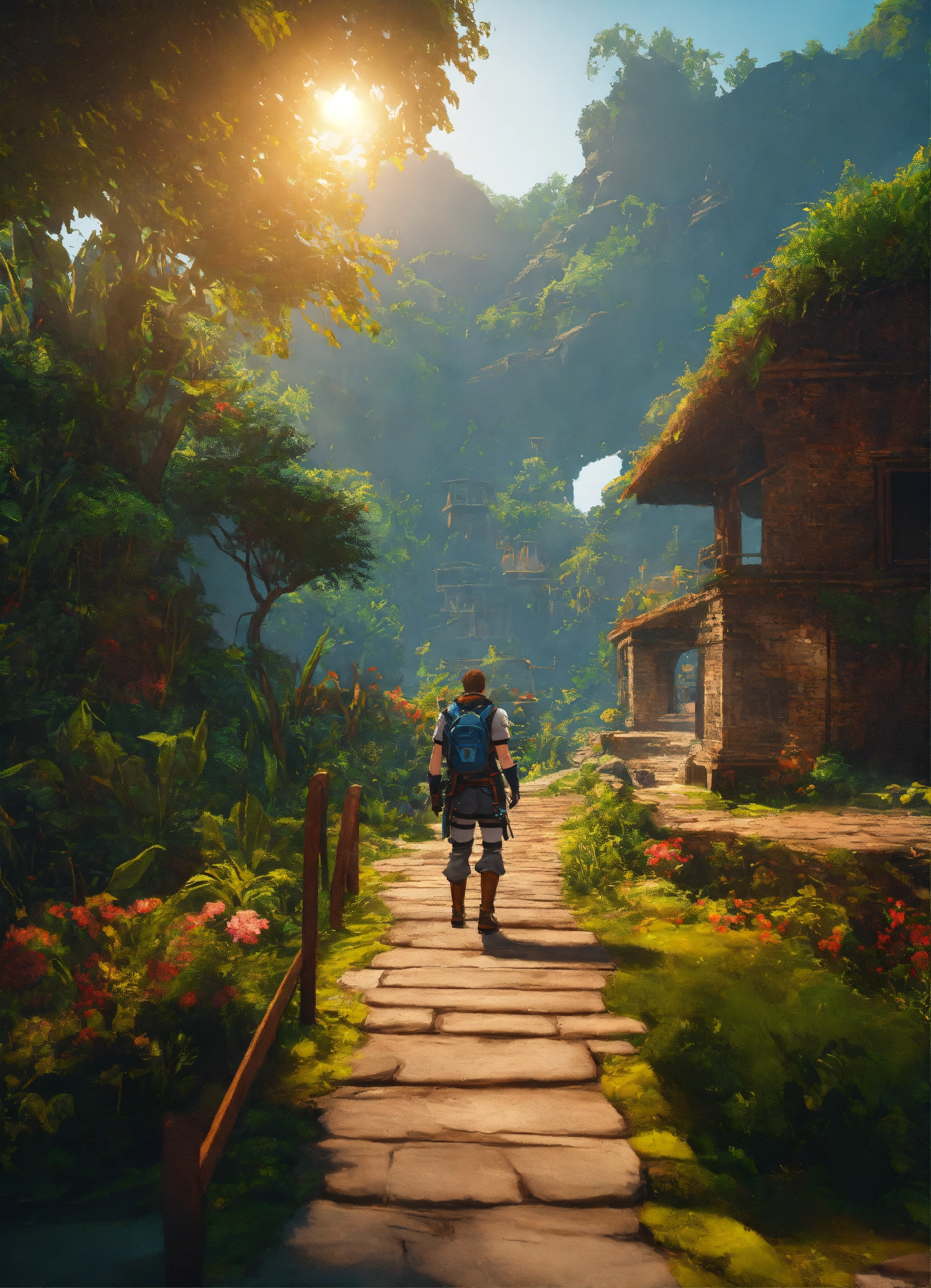 Lexica - Game 2d plataforma realista 8k