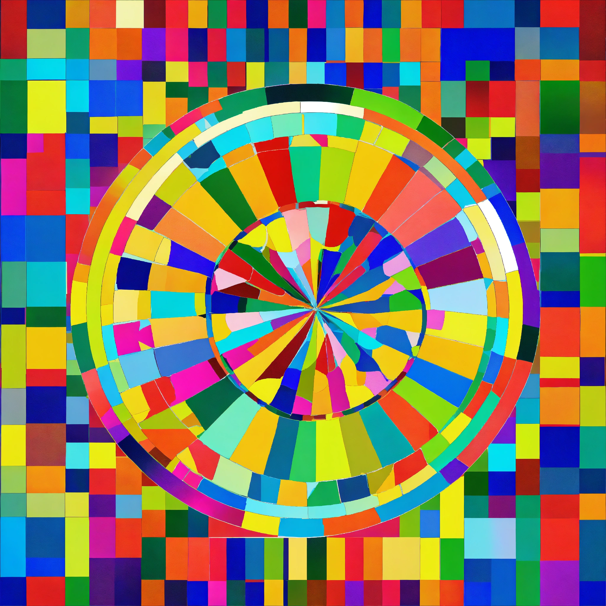 Lexica - One SIMPLE conventional color-wheel in 'white background' in ...