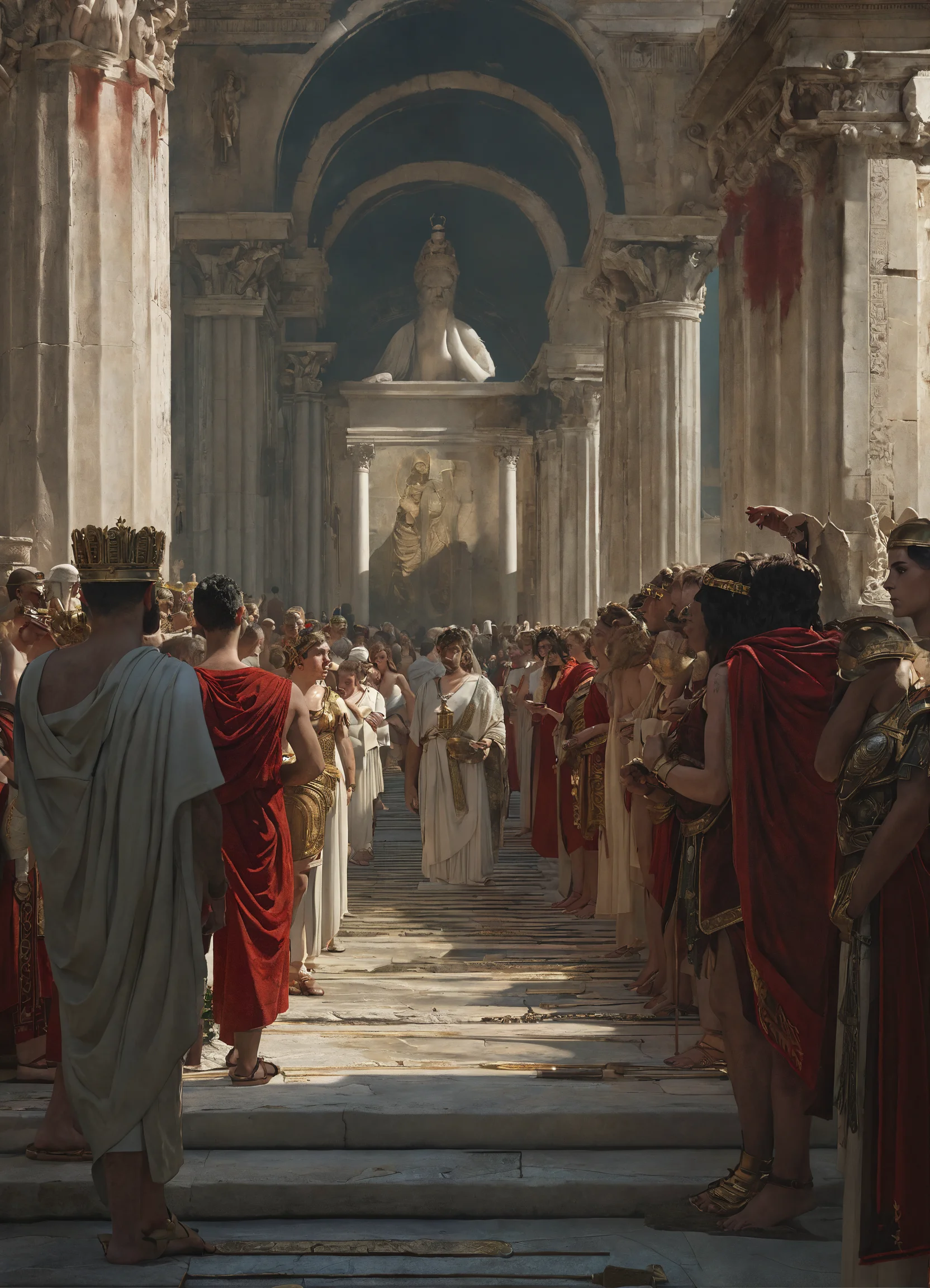 Lexica - Artistic rendering of ancient Roman society, with hierodules ...