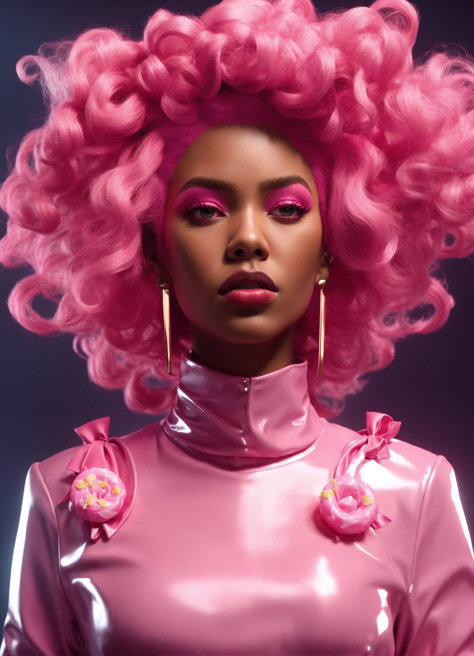 Lexica - Hyperrealistic. Black woman apex legend female character ...