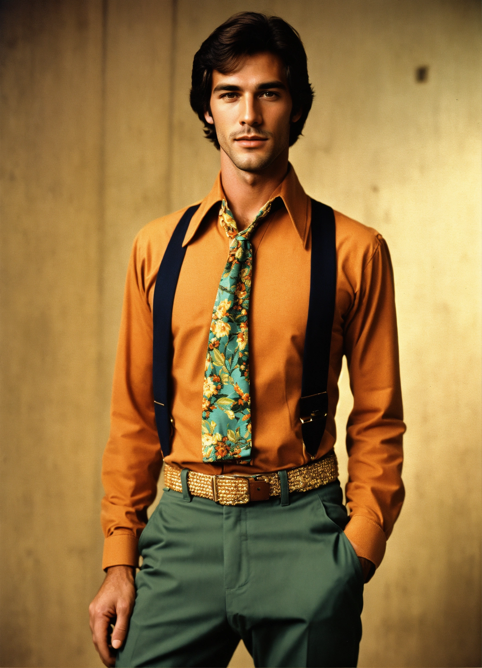 Lexica - Handsome man retro America style 1970-1990