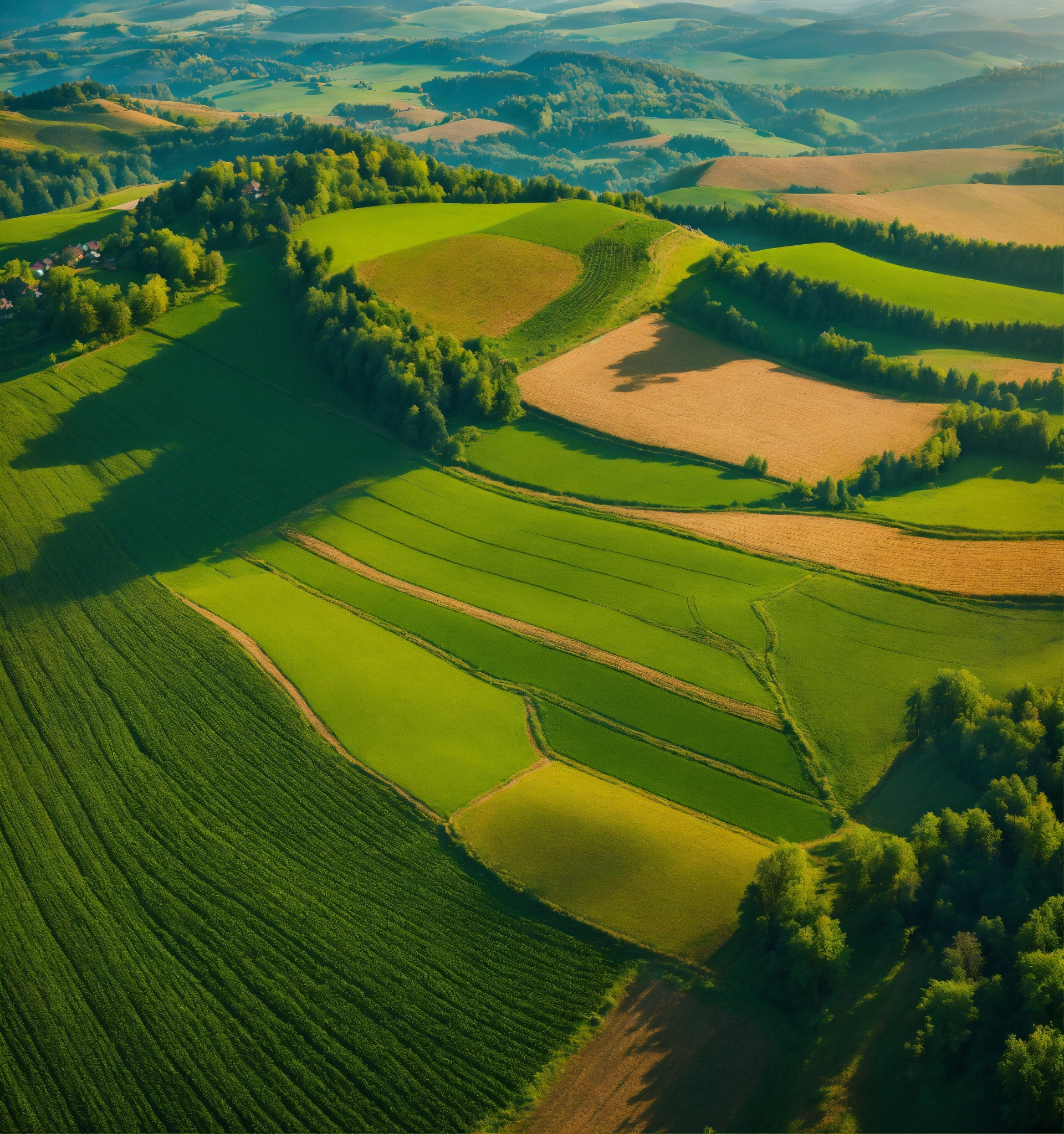 Lexica - Fields of a local crops, Zakarpattia region, Carpathian ...