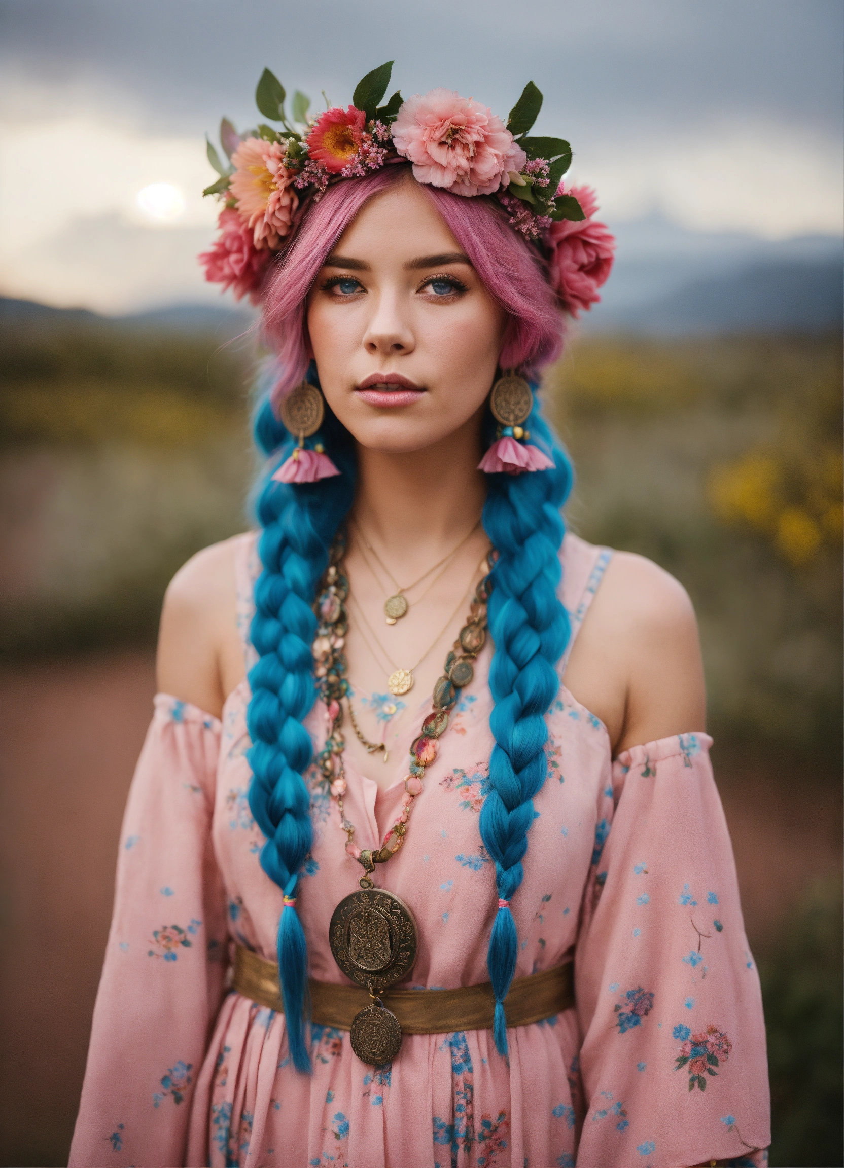 Lexica Young Human Woman With Clearly Visible Llama Ears Holding