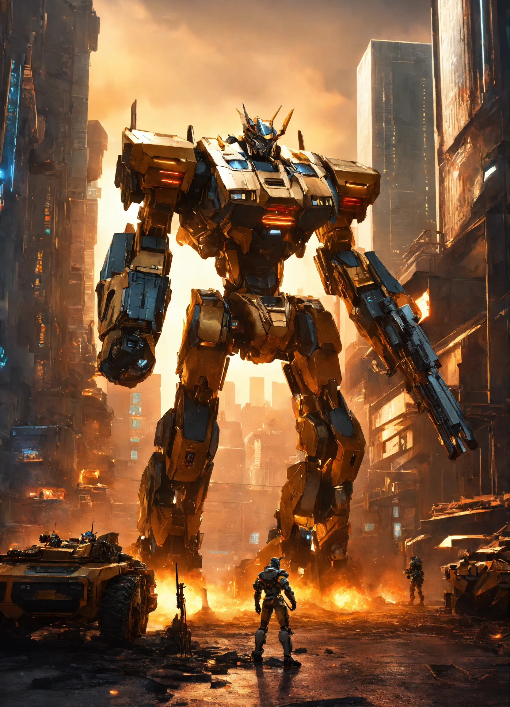 Lexica - Mech warrior battle Mecha