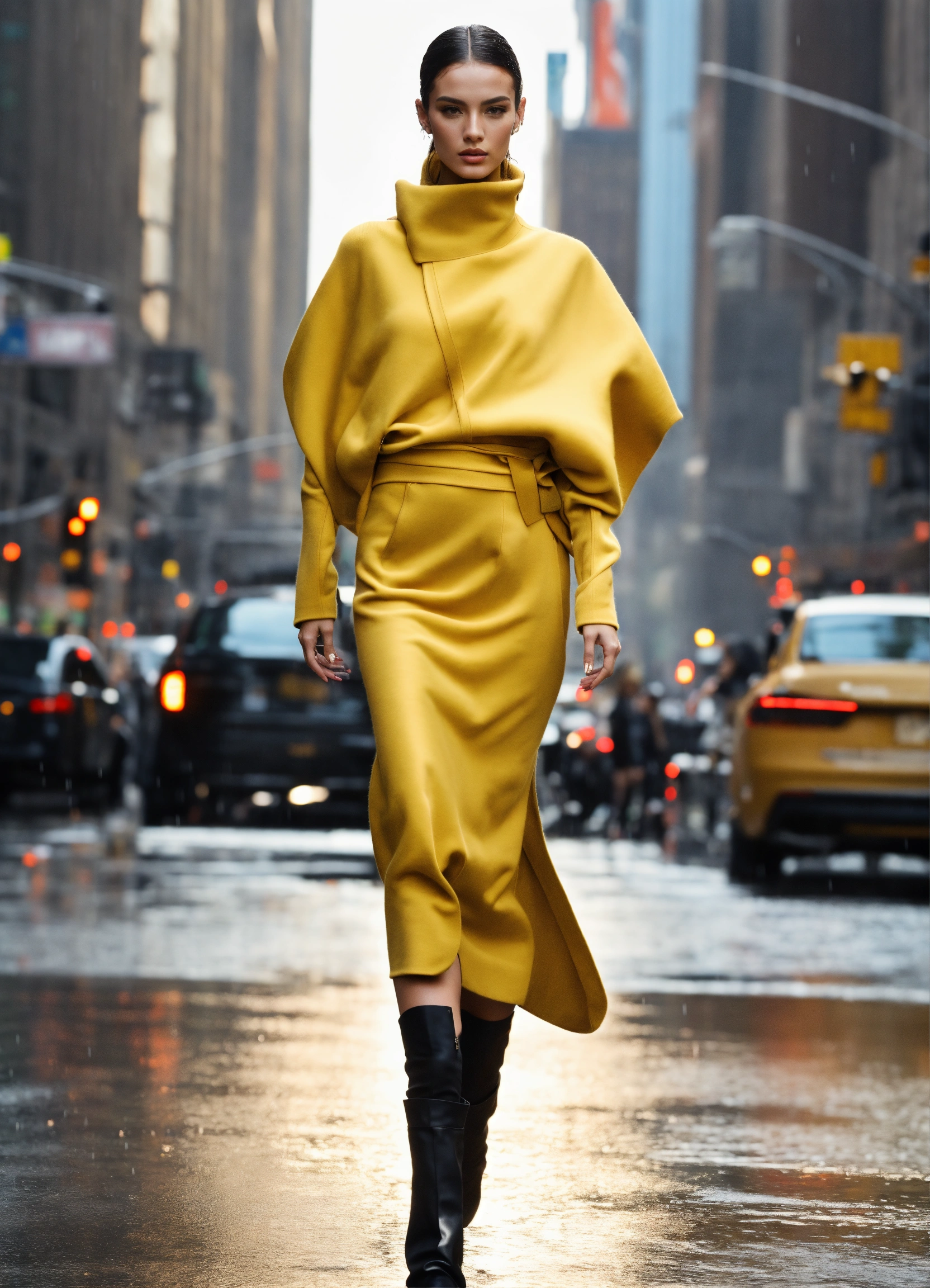 Lexica - 3d realistic photo of fierce italian model wearing dolman ...