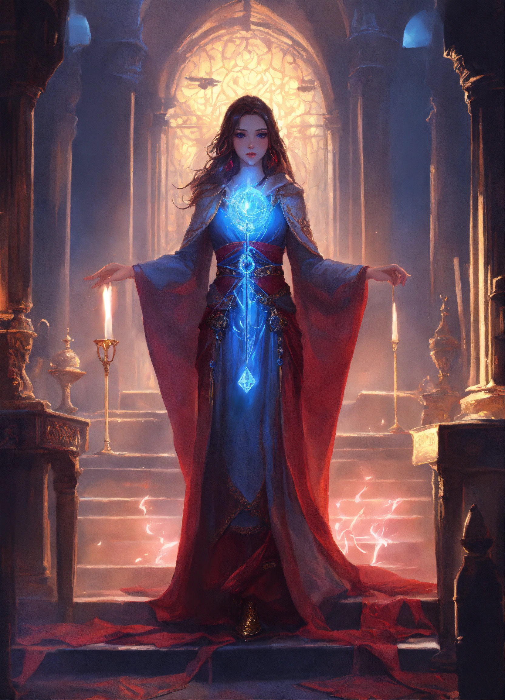 Lexica - Young Sorceress, Blind, Oracle, Ethereal