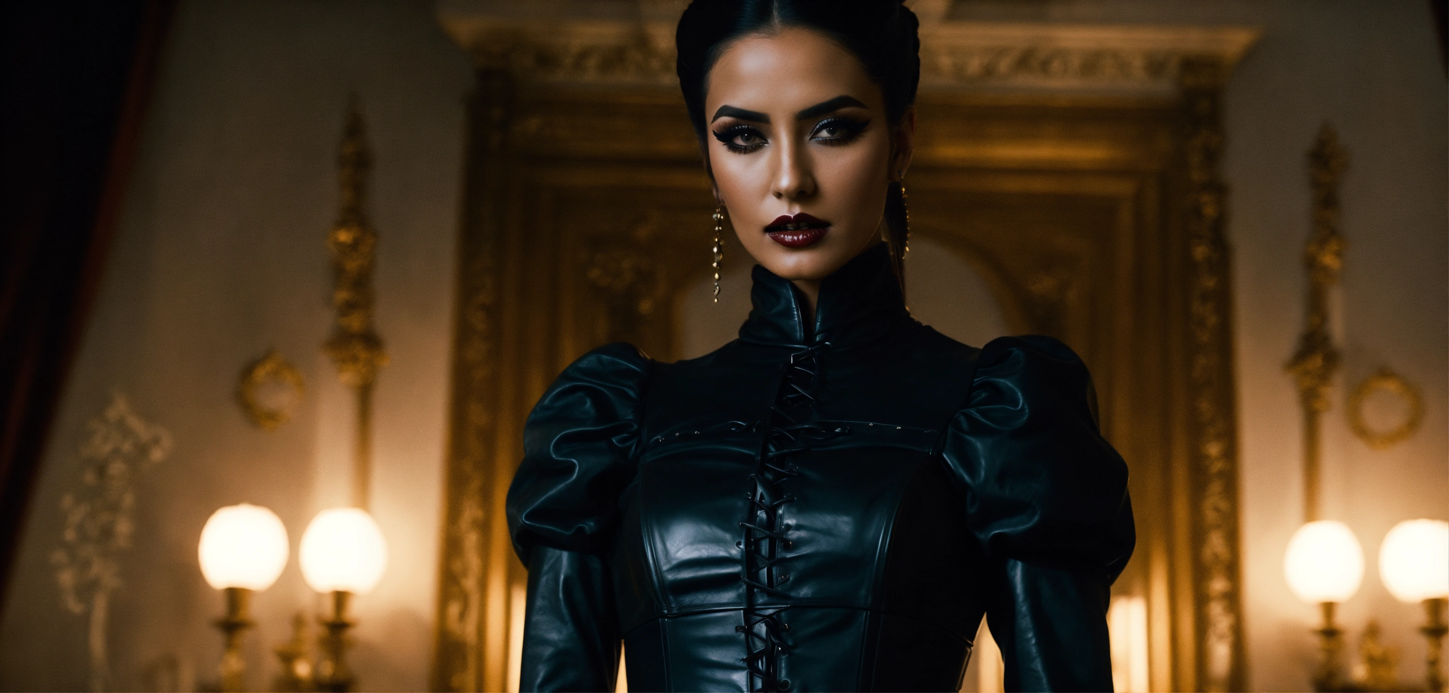Lexica - Cinematic vampire underworld movie look, stunning arab woman ...