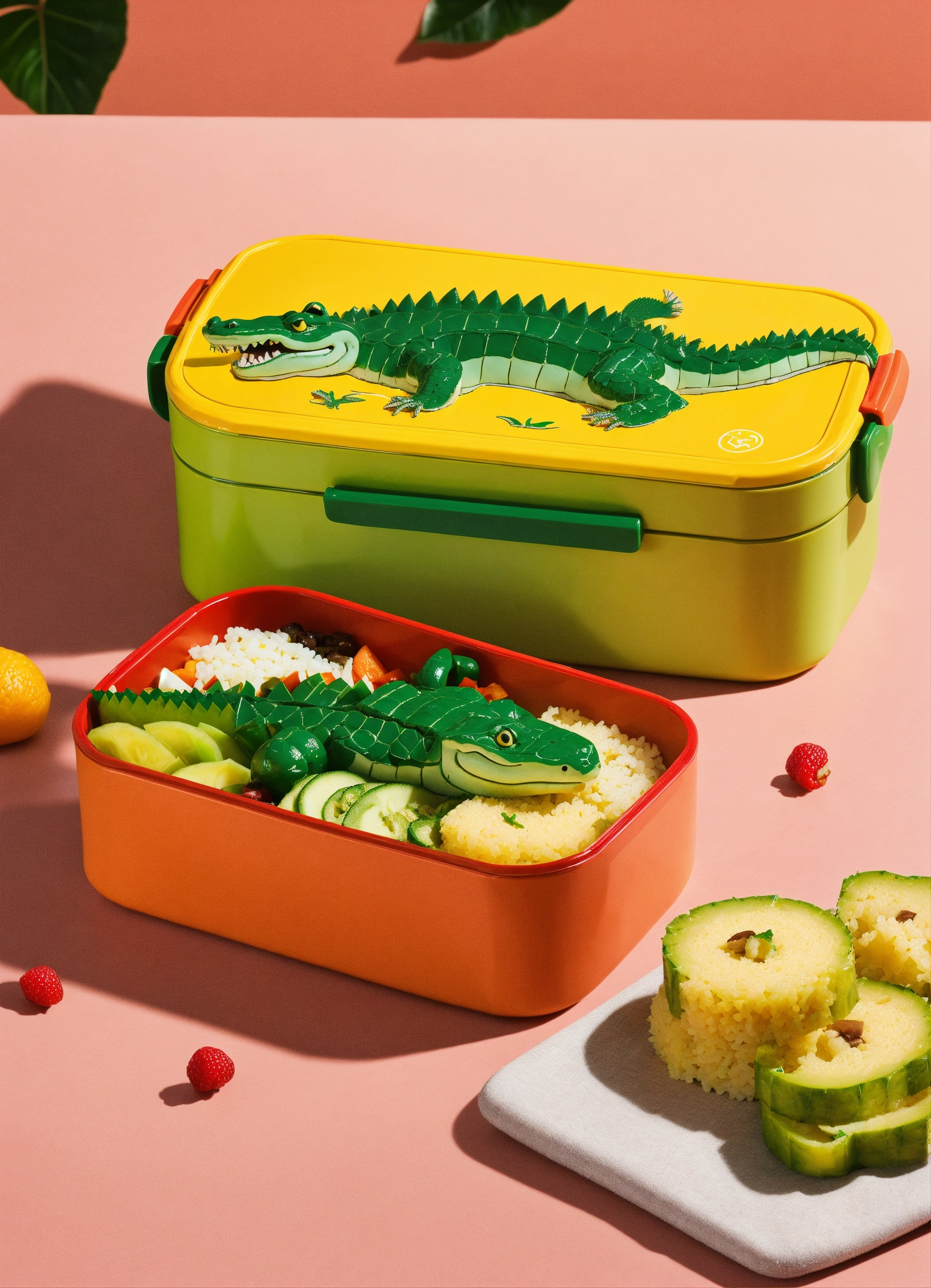 Lexica - Vector the Crocodile inspired bento box