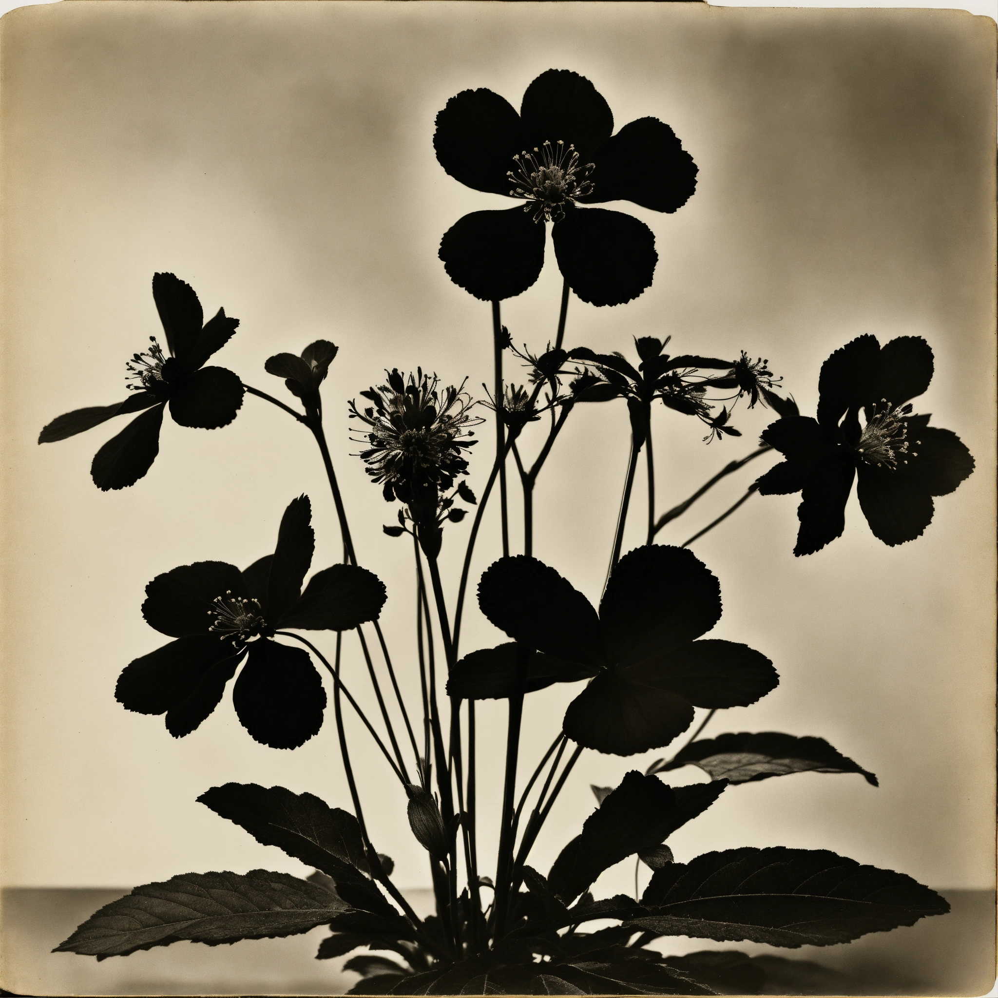 Lexica - Flowers photography in style Anna Atkins, Charles Jones, Karl ...