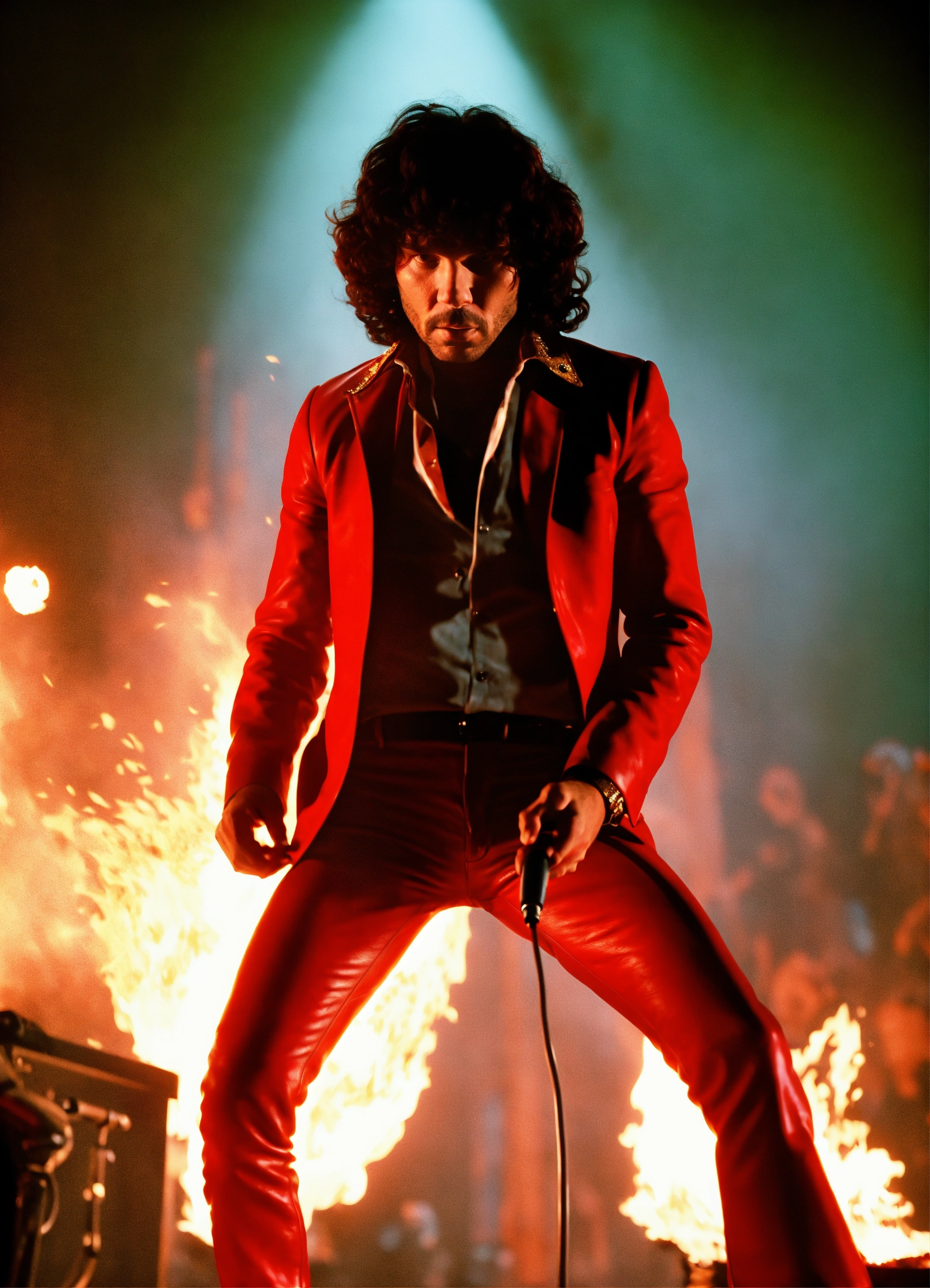 Lexica - In silhouette Jim Morrison of the Doors, his face in the ...