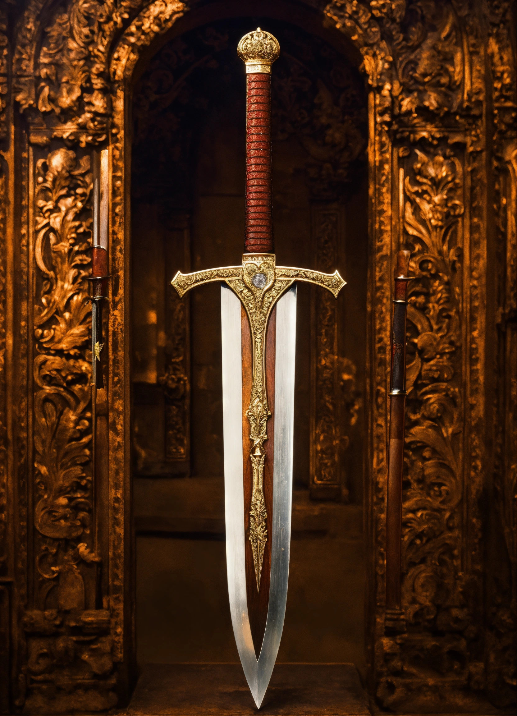 Lexica - The word "LEGEND" with a sword through it