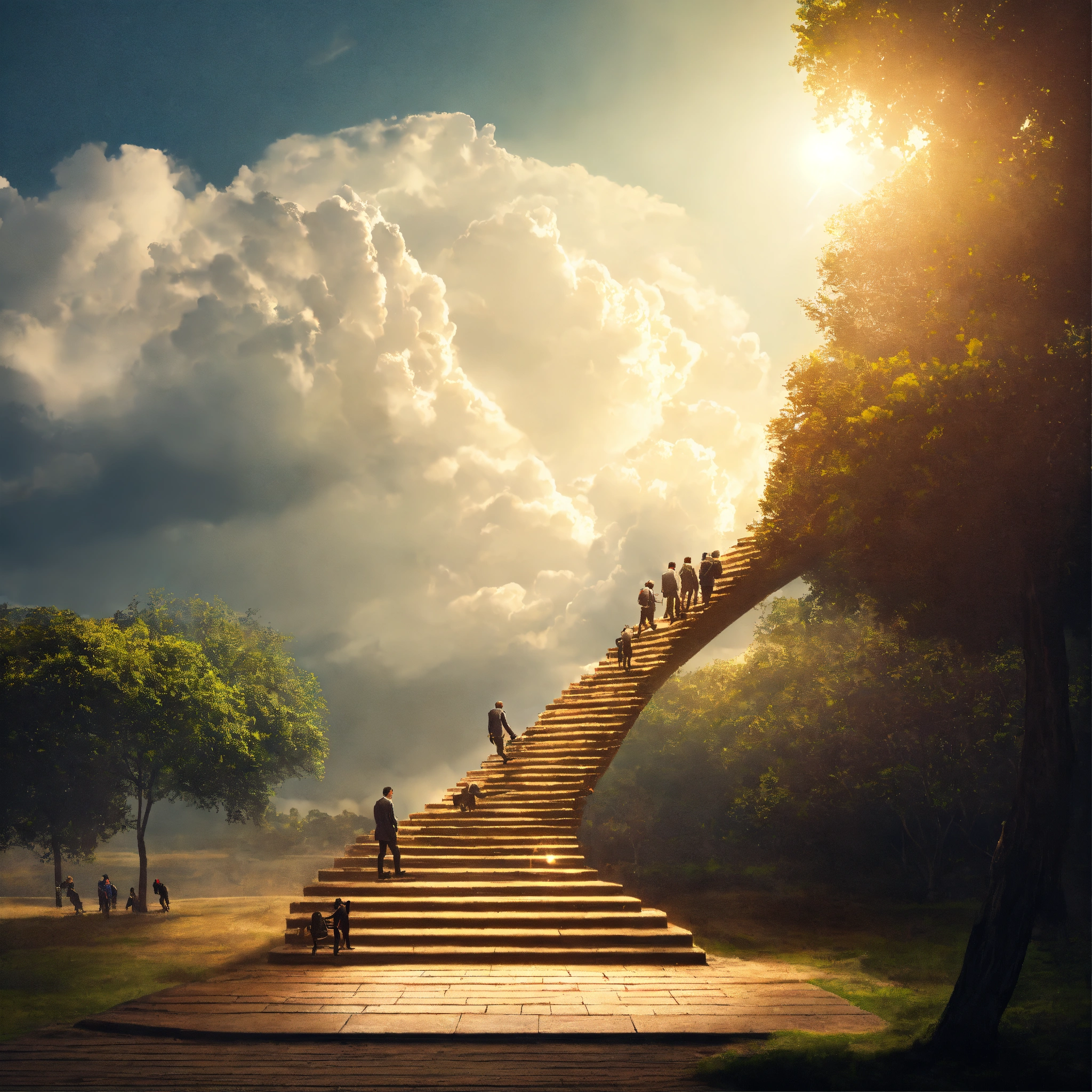 Lexica - The stage of human evolution, managers climb the ladder of ...