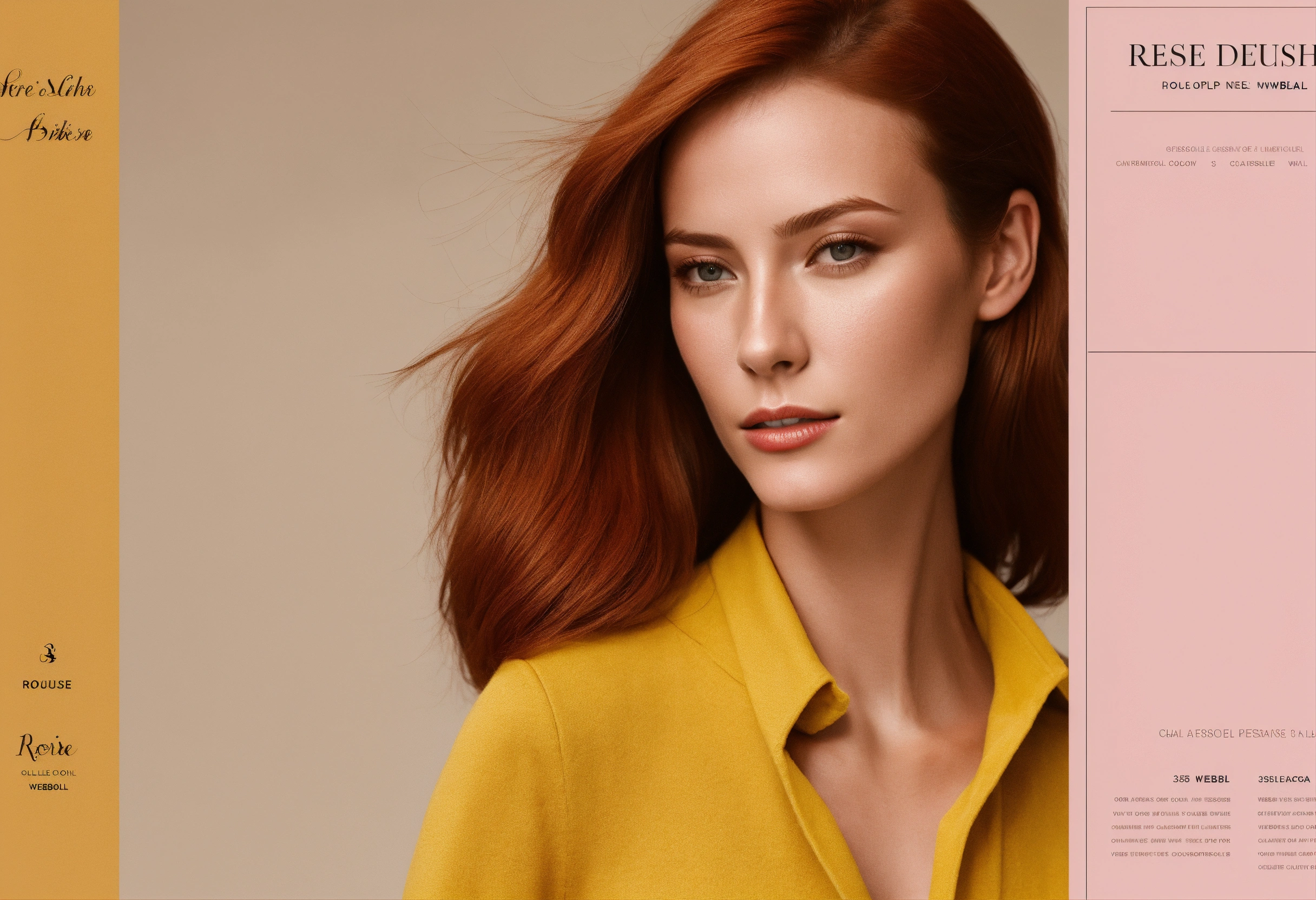 Lexica - Website template, online portfolio in colors, with very classy ...