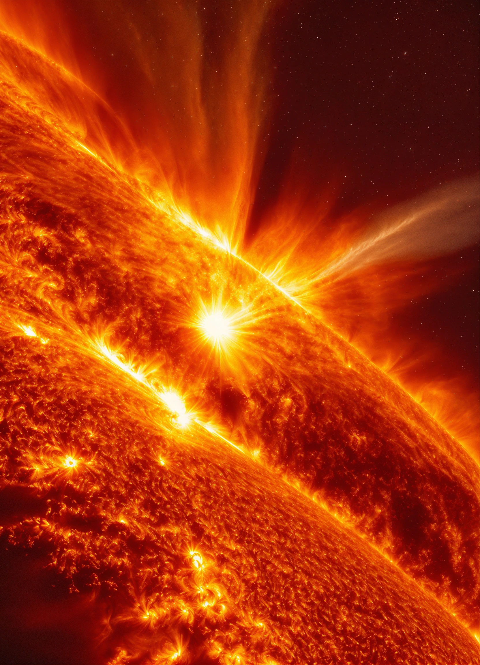 Lexica - Huge solar flare ejecting off the Sun's surface.