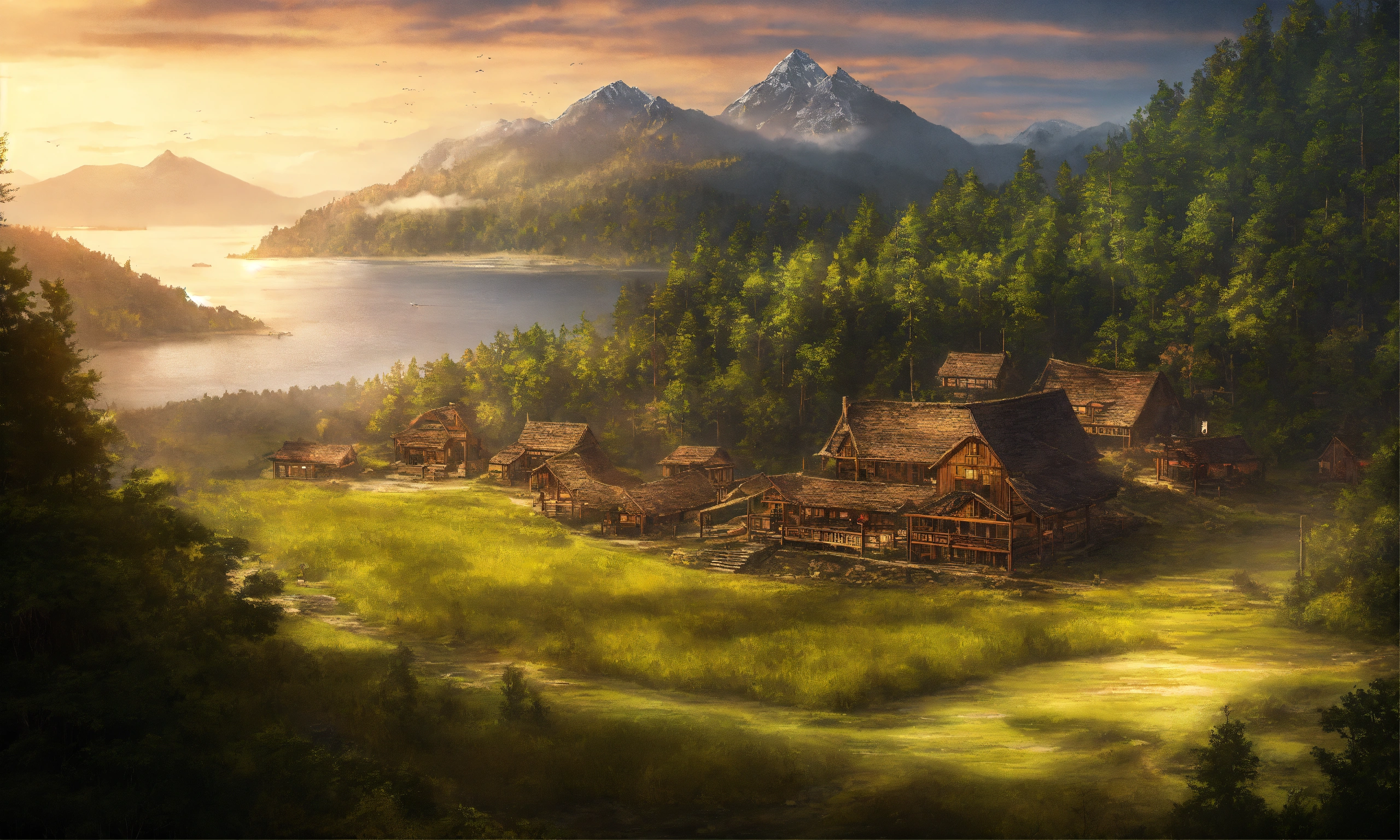 Lexica - City Map of coastal Colonial frontier settlement pine forest ...