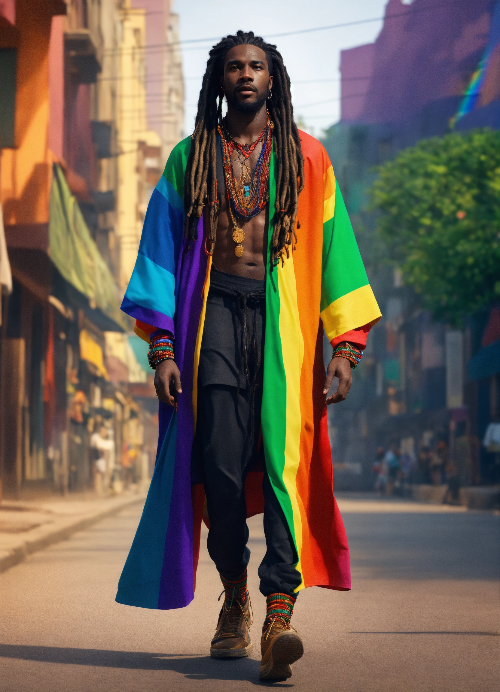 Lexica - Black man with the blackest skin on the color spectrum, his ...