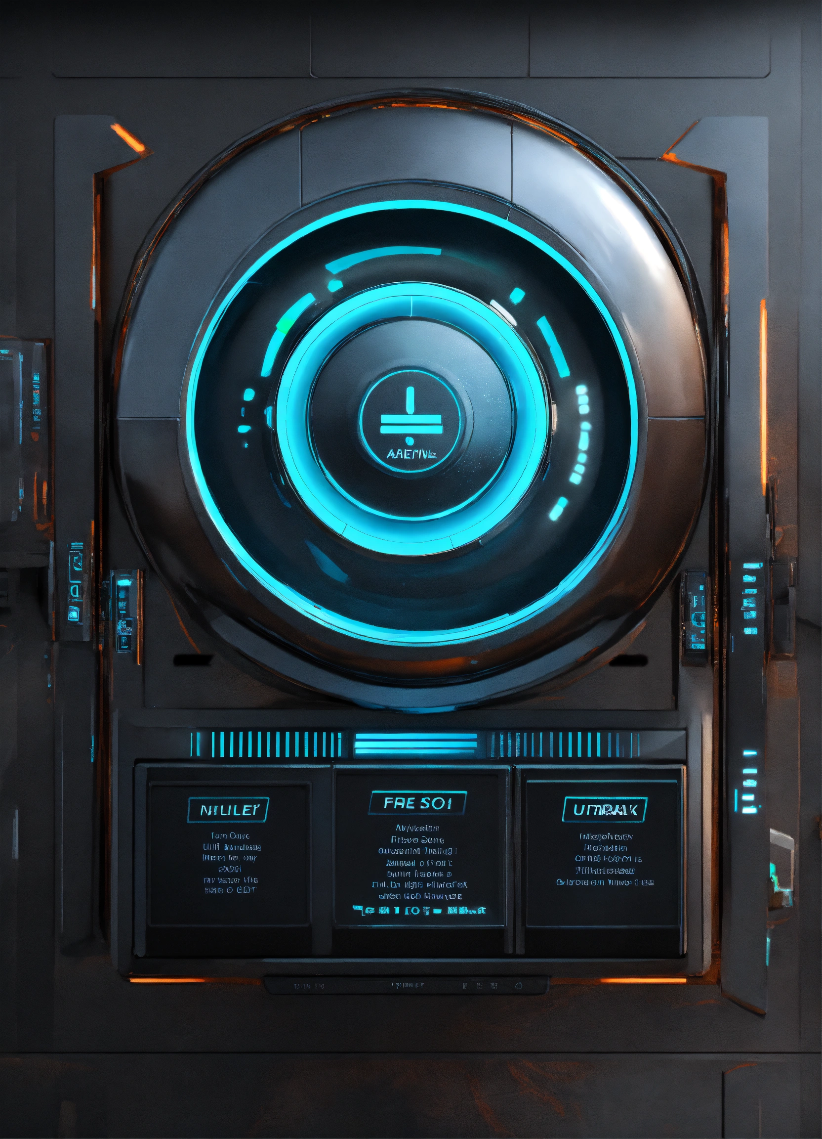 Lexica - Futuristic style button {prompt} . sleek, modern, ultramodern ...