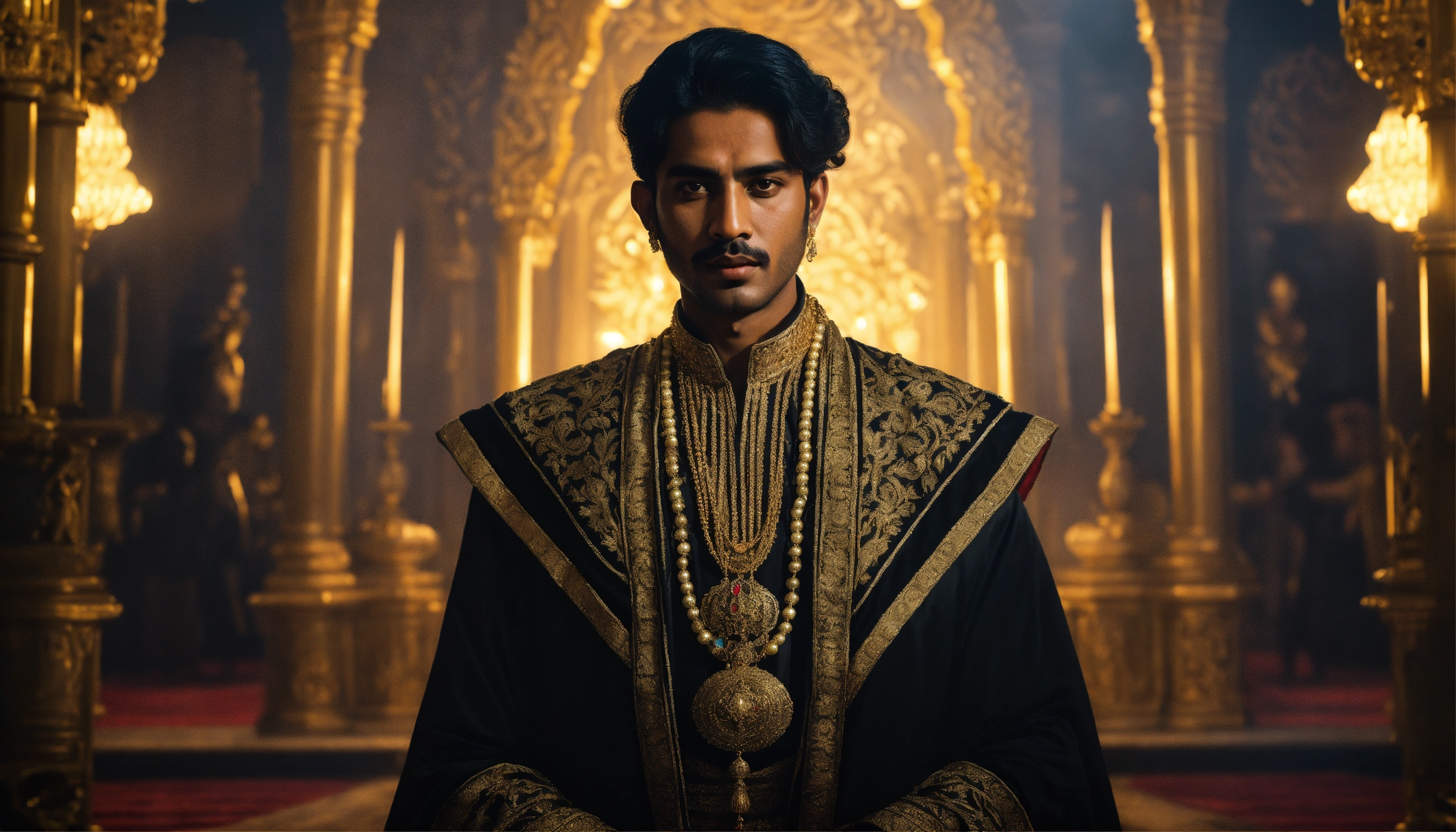 Lexica - Dramatic, fantasy portrait of a young and handsome diabolical ...