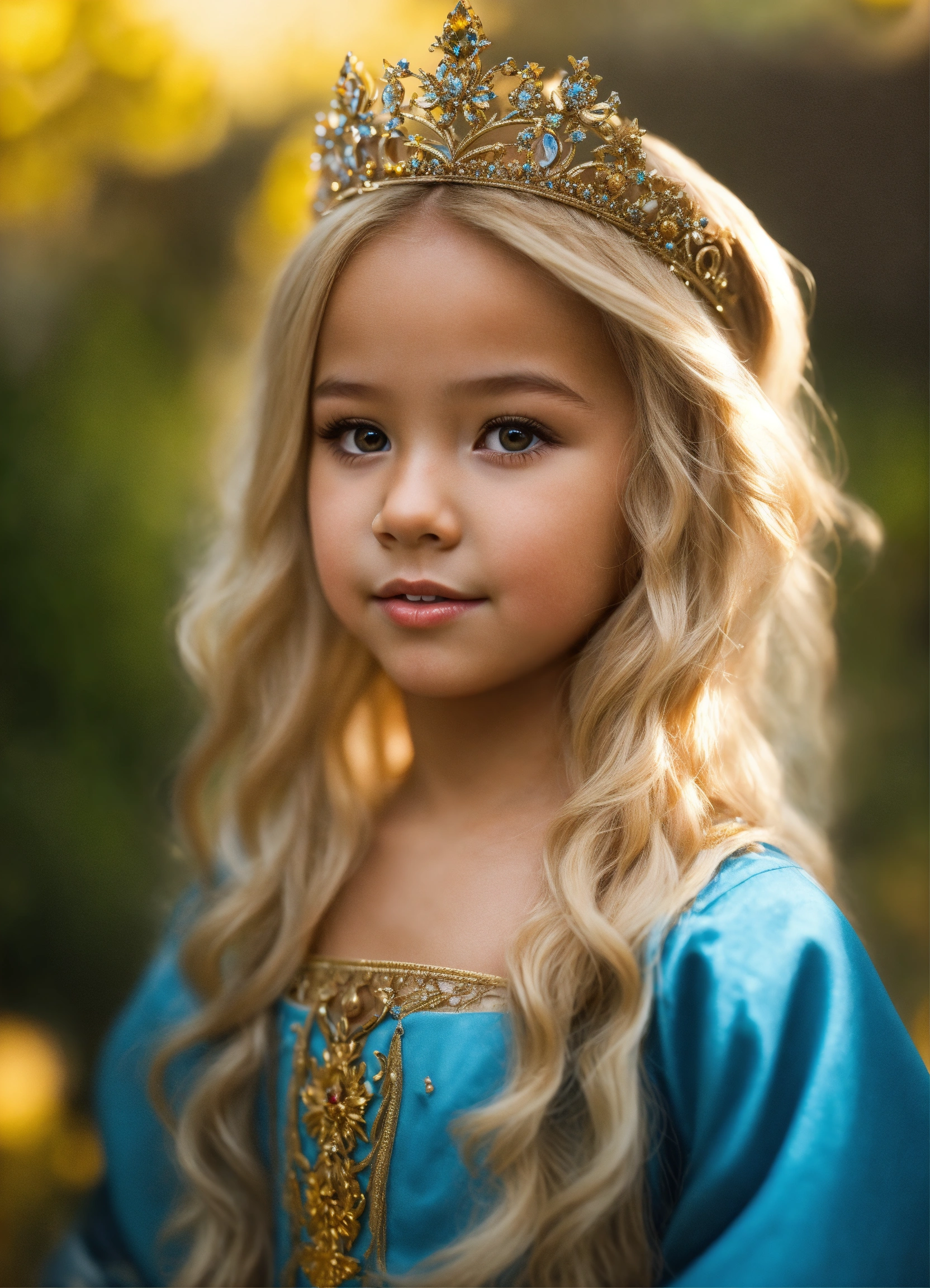 Lexica - Mixed-race child princess blonde hair 4k fantasy