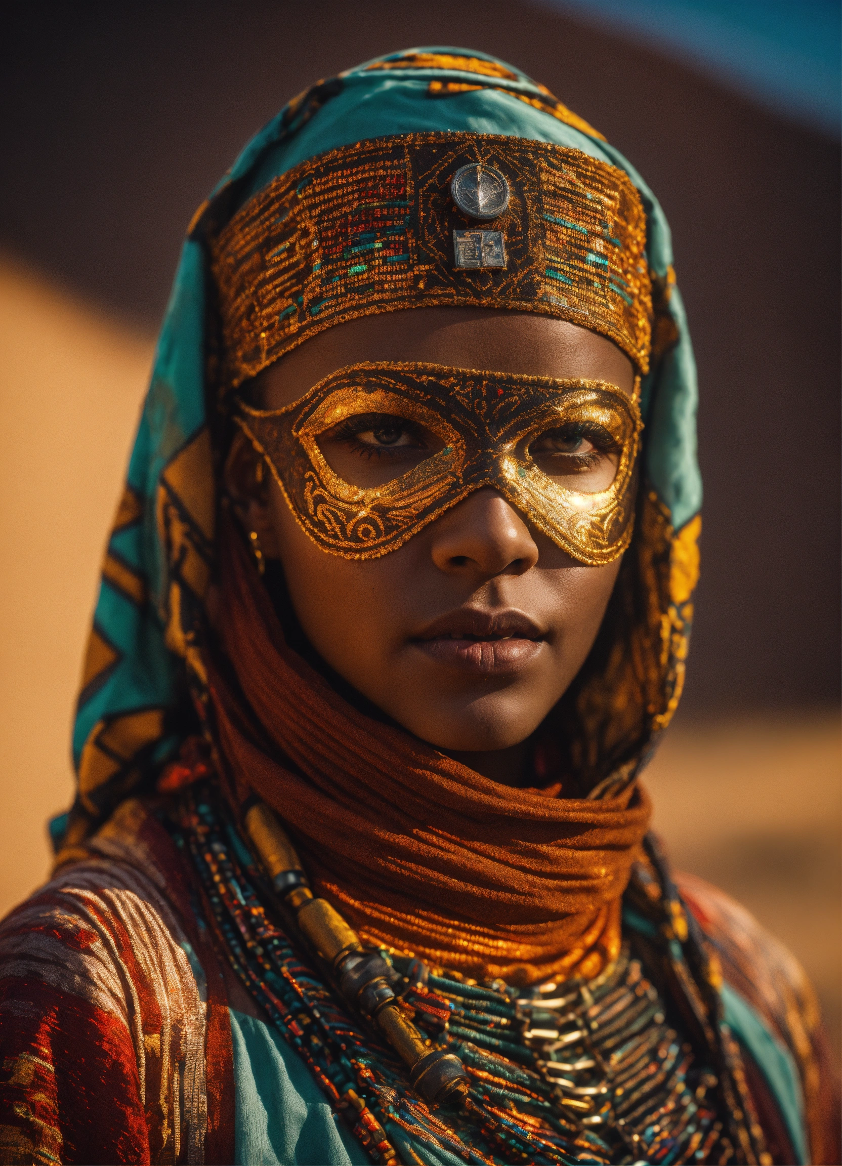 Lexica - Desert, terrorist, masked african, war background, scarfaced ...
