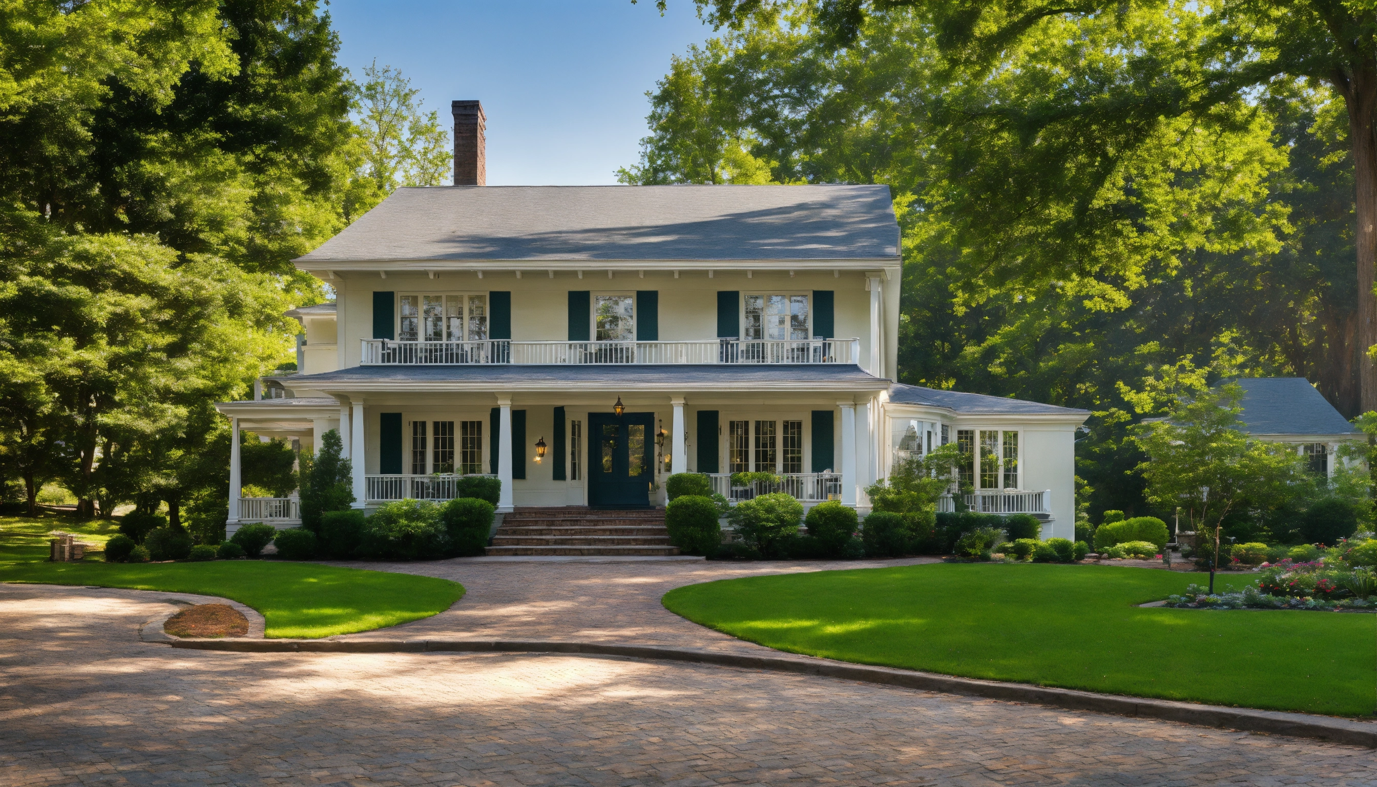 Lexica - 1920s center entry colonial revival mansion