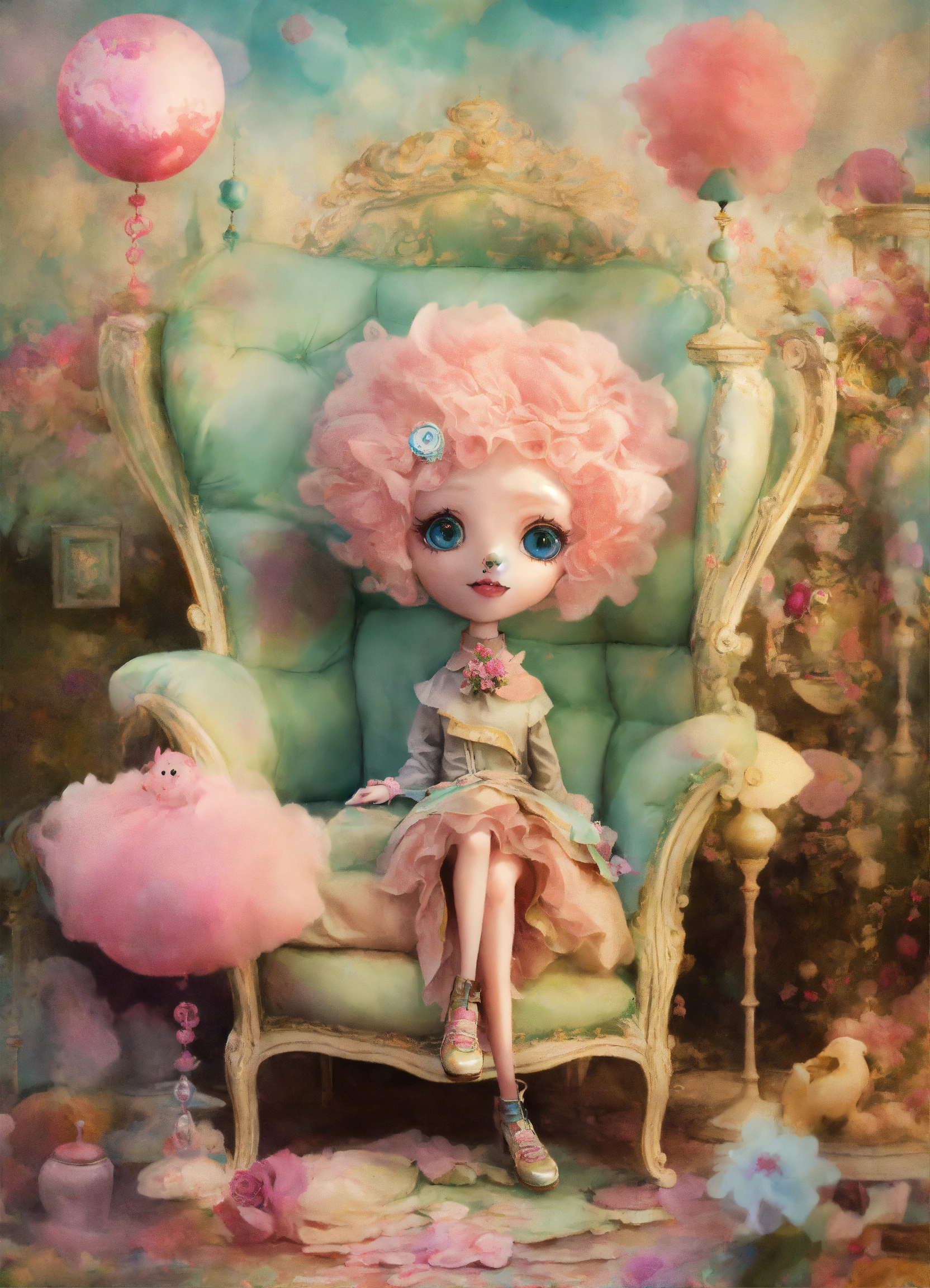 Lexica - Shabby chic dreamy mist pastel junk journals whimsical cute ...