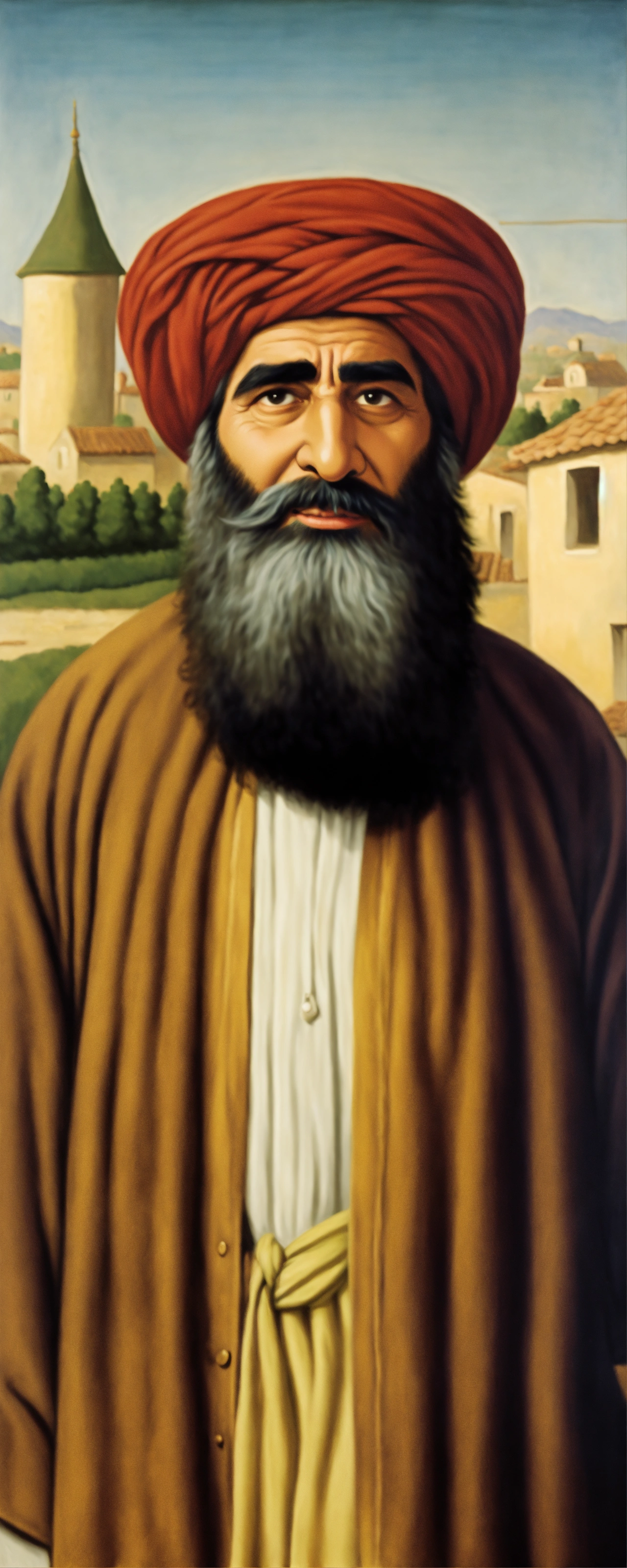 Lexica - Comedy cartoonish character Mullah Nasruddin with his funny ...