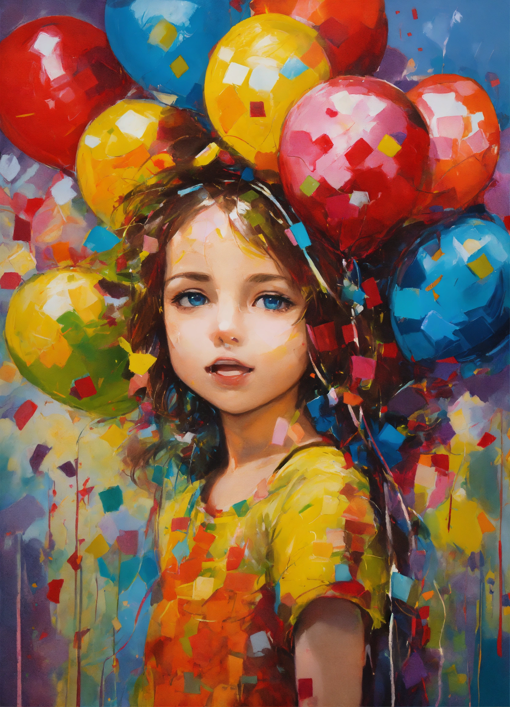 Lexica - Let's Celebrate a Neo-Expressionist Birthday A Burst of ...