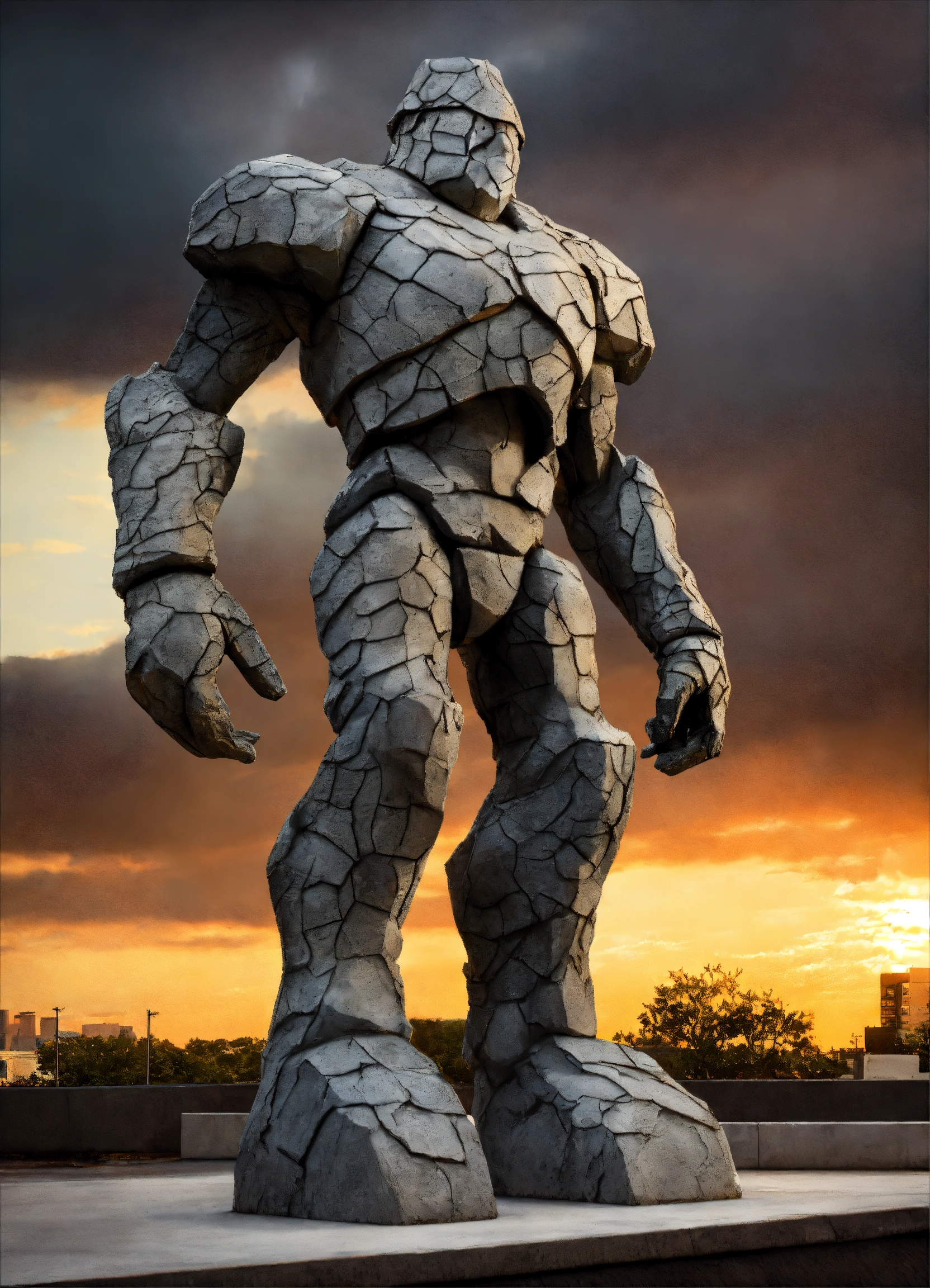 Lexica - Concrete Golem Description The Concrete Golem is a living statue carved from gray ...