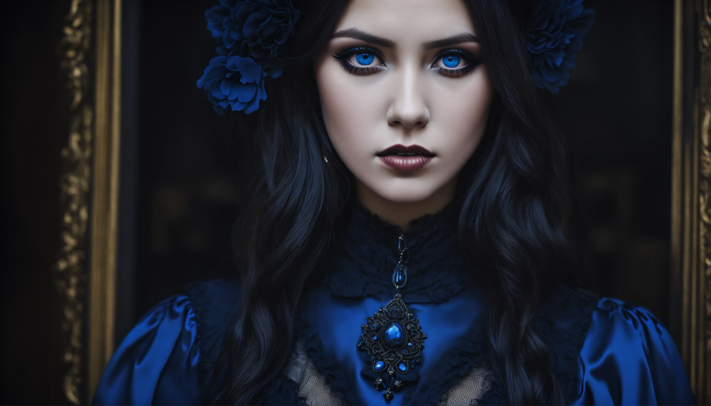 Lexica - Hyper realist photo of a Beautiful young woman in goth outfit ...