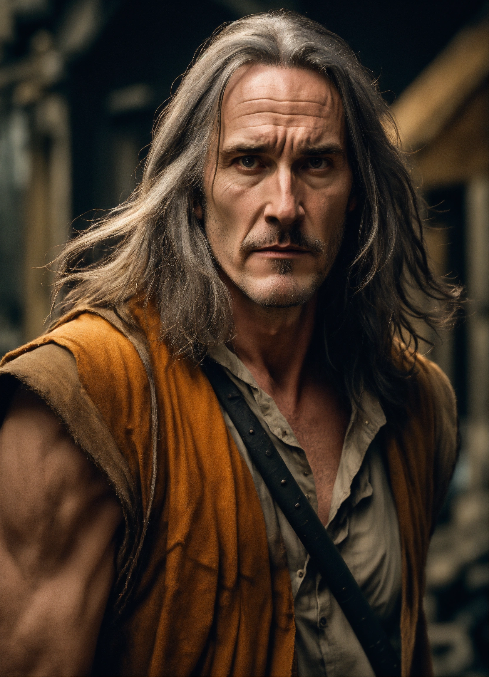 Lexica - In photographic style Matt Mercer as a tall long distance ...