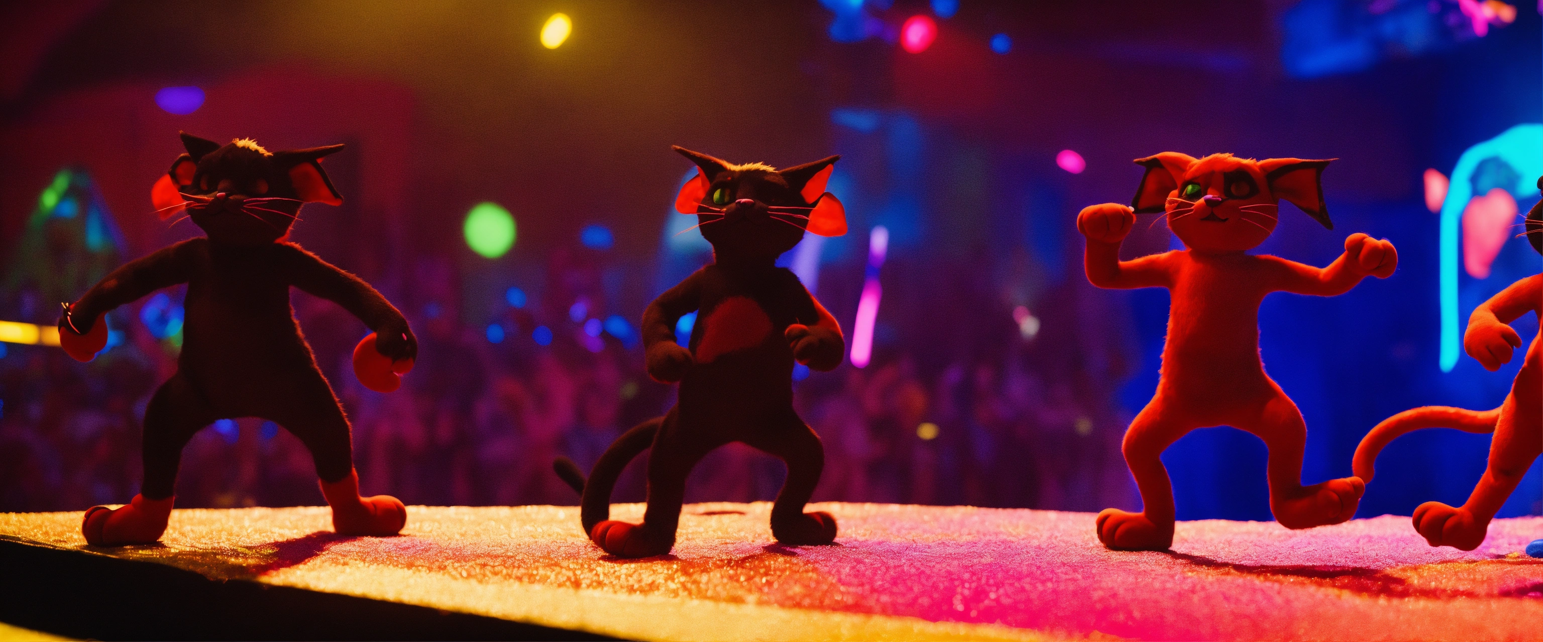 Lexica - The naughty and devilishly imp-like black claymation cartoon ...