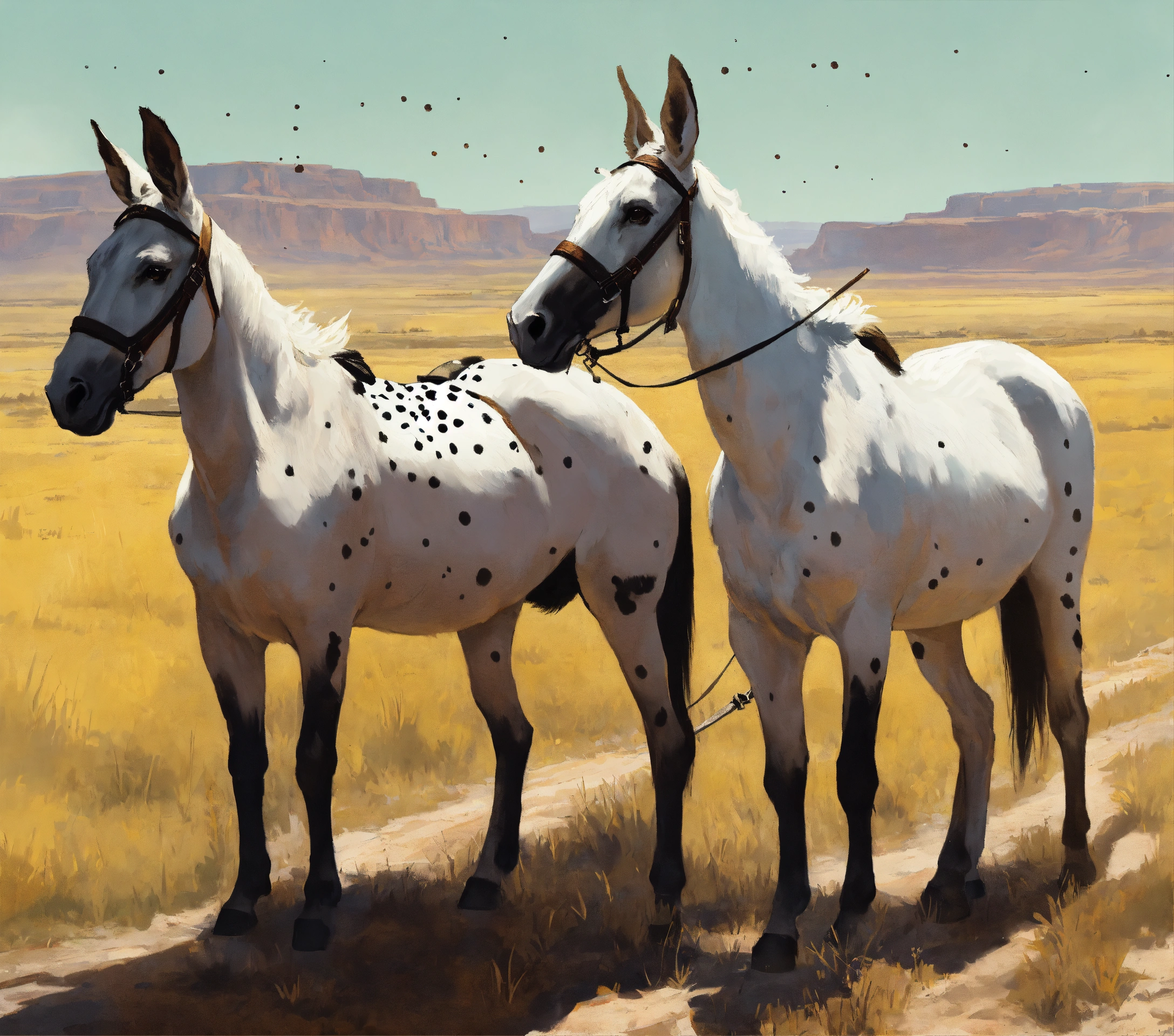 Lexica - Out on the open prairie during the 1800's, two long-eared ...