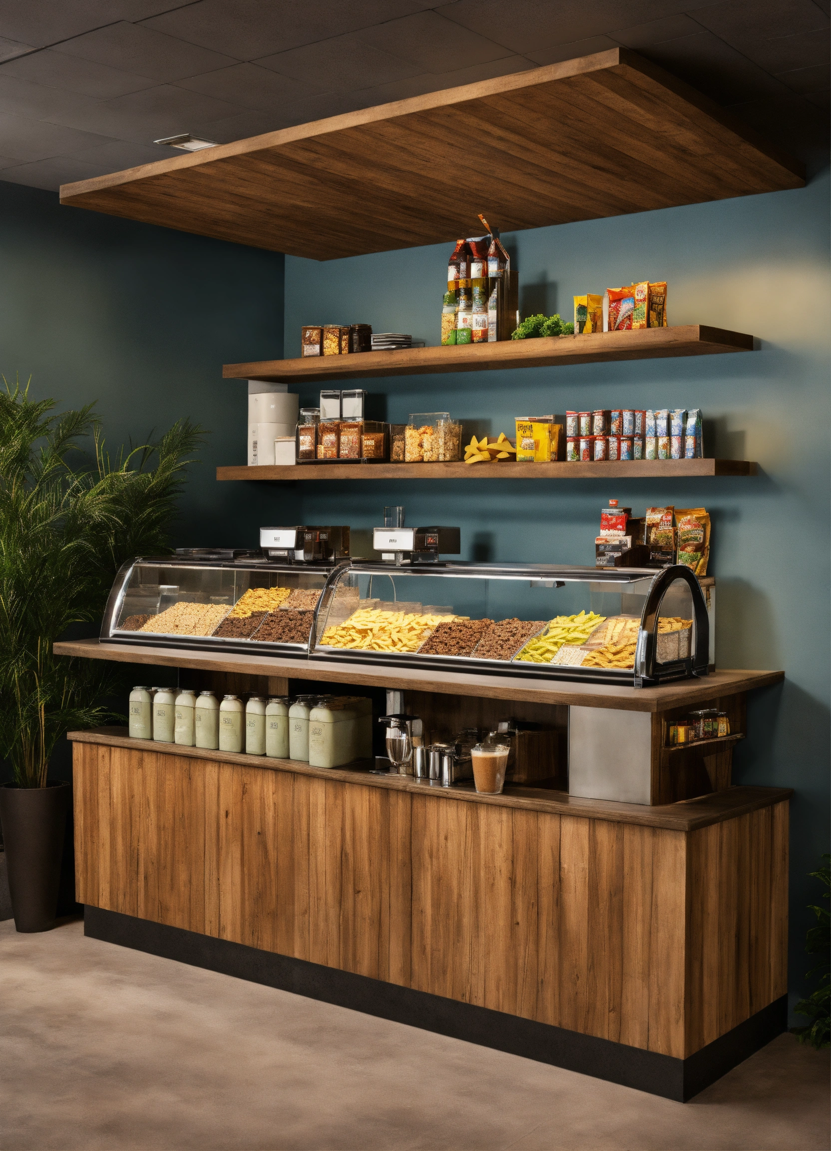 Lexica - A self serve breakroom snack bar with snacks on an easy to ...