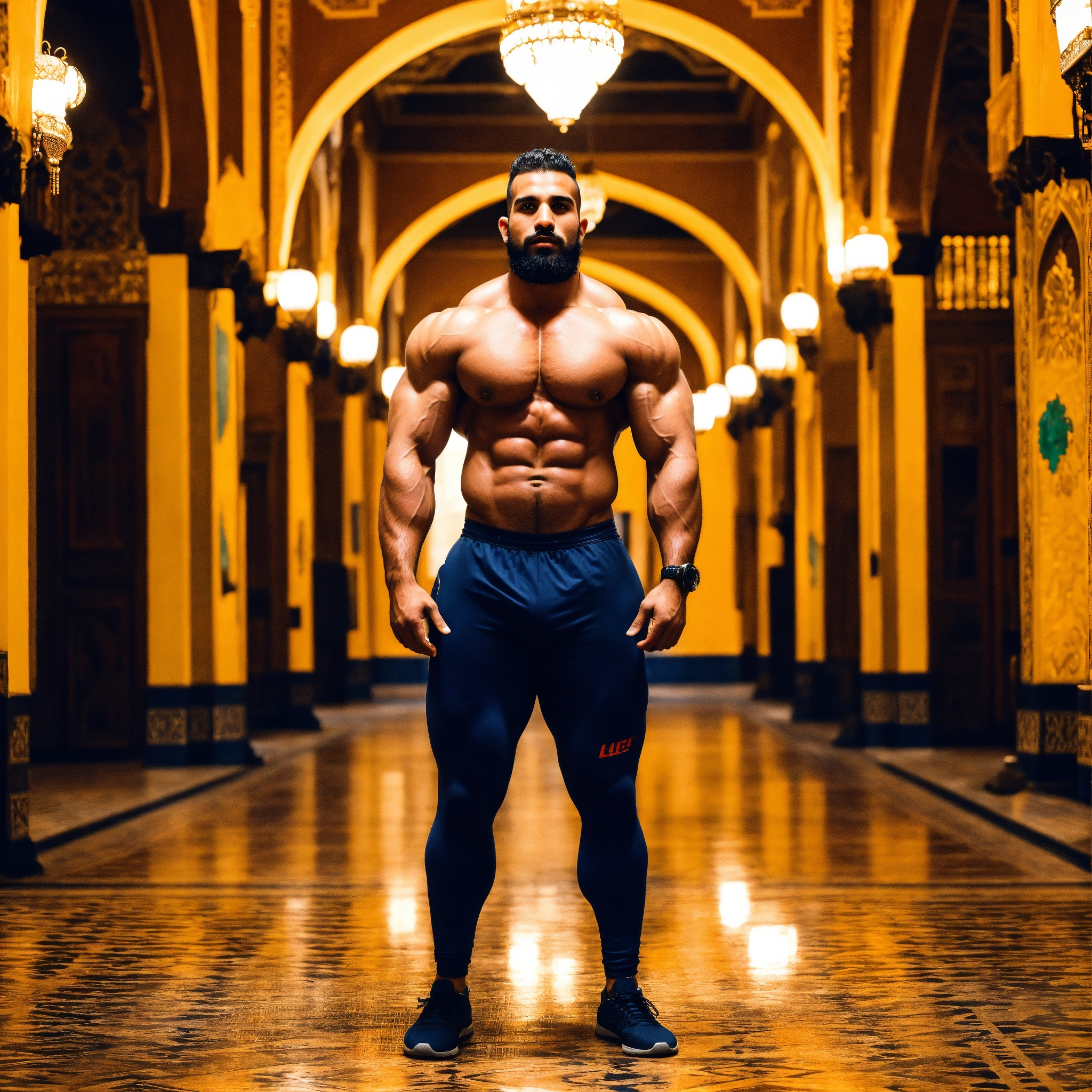 Lexica - 30-year-old hairy Moroccan man with big muscles, big ...