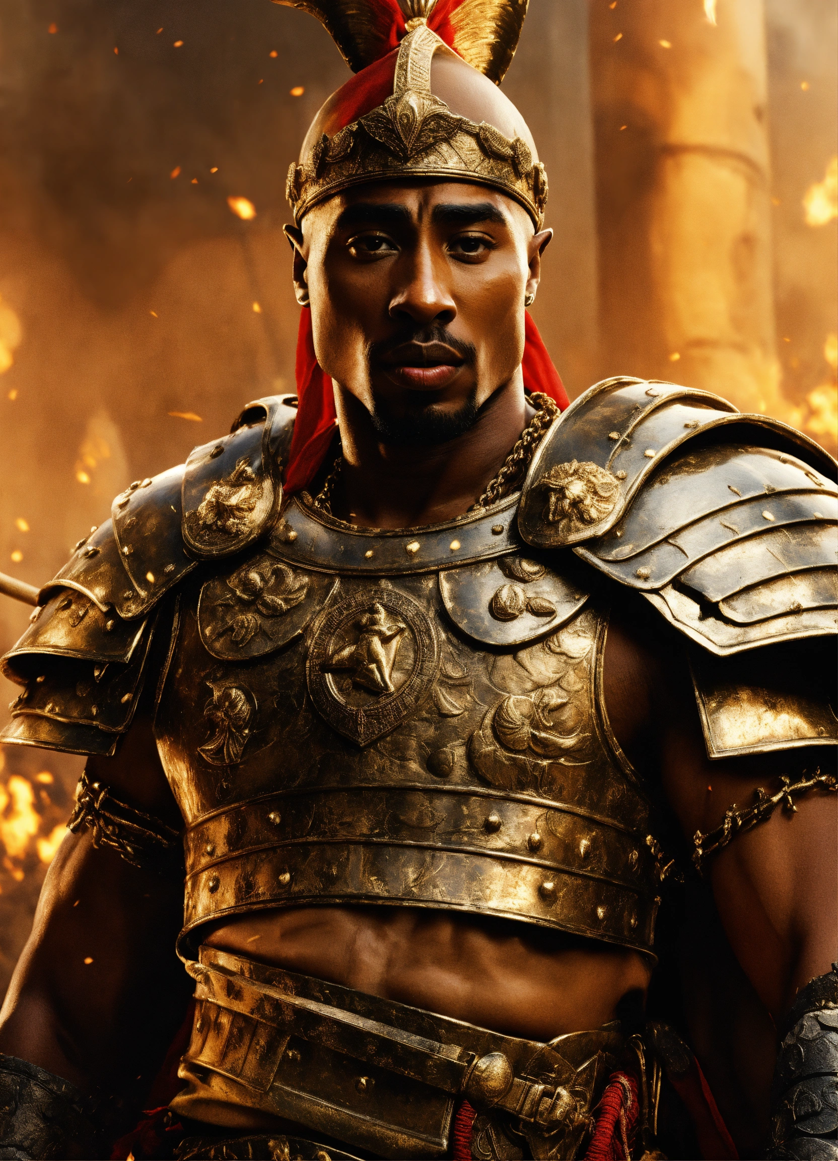 Lexica - Tupac as Julius Caesar Full Armor leading The Legions into ...