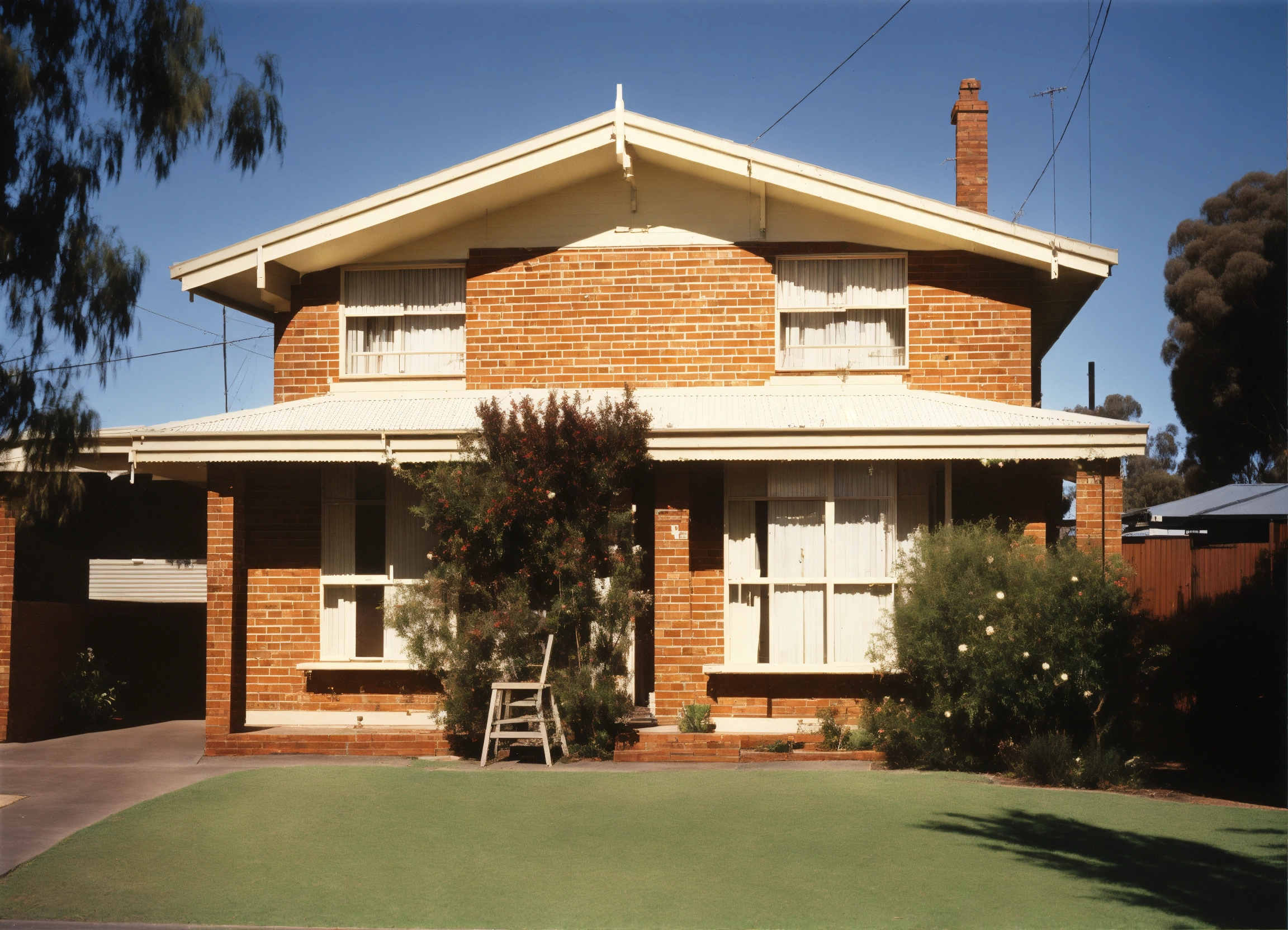 Lexica - Retro suburban weatherboard home in Shepparton, Australia in ...