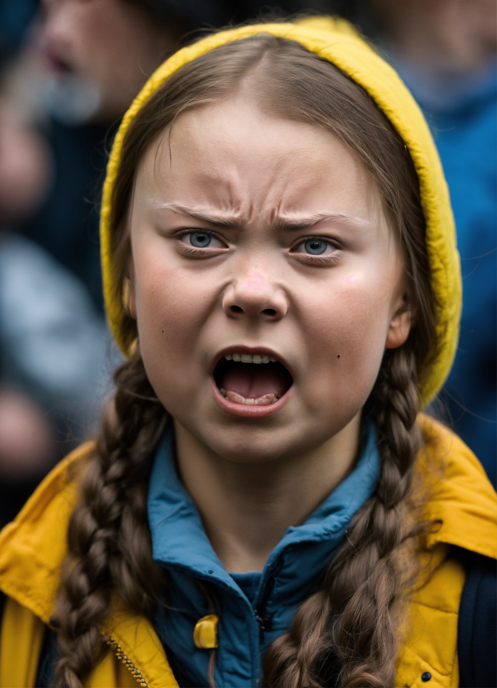 Lexica - OLD GRETA THUNBERG MAD, ANGRY, YELLING
