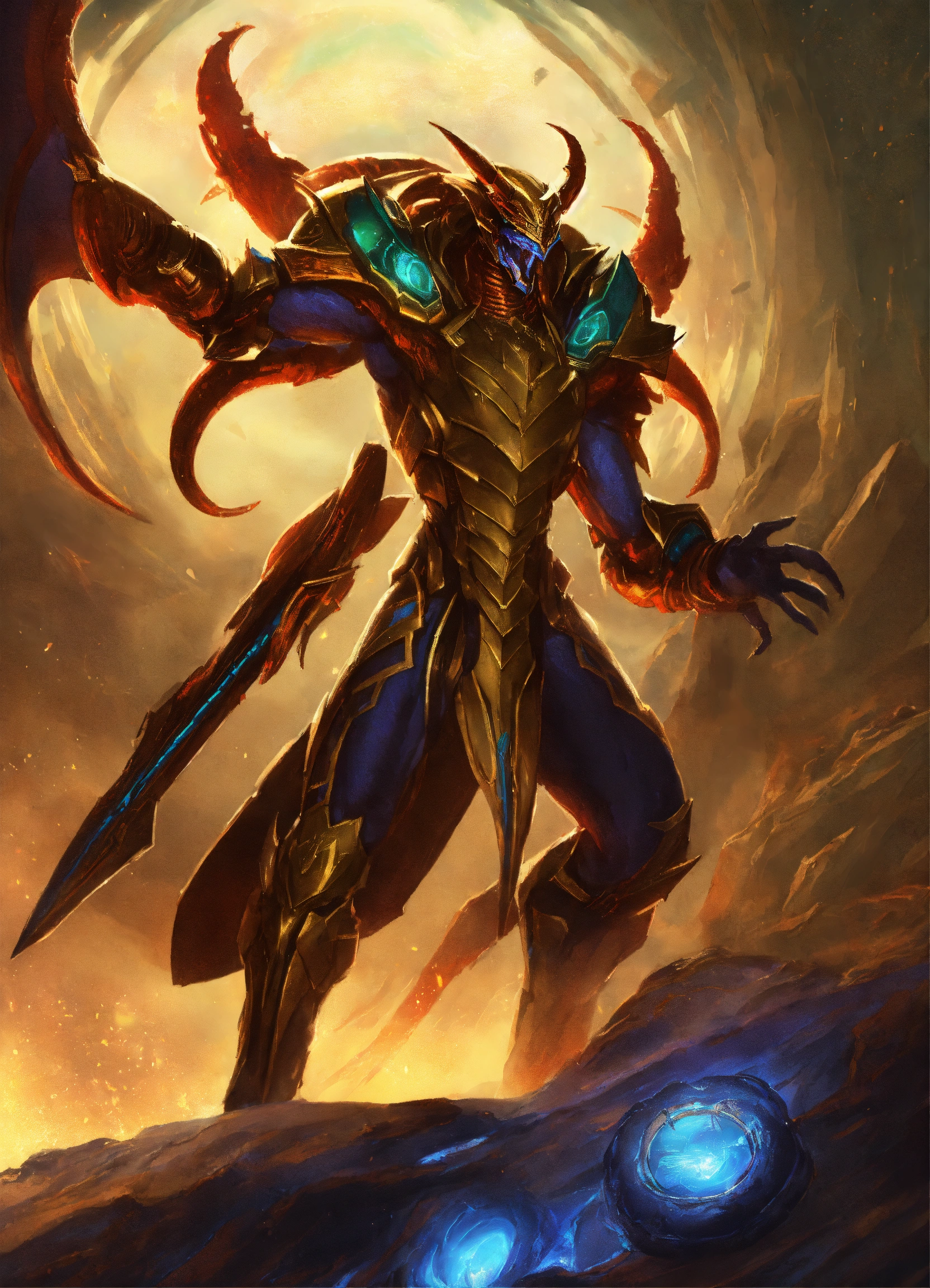 Lexica - Legacy of the void Xel'naga Amon, Starcraft xel'naga art