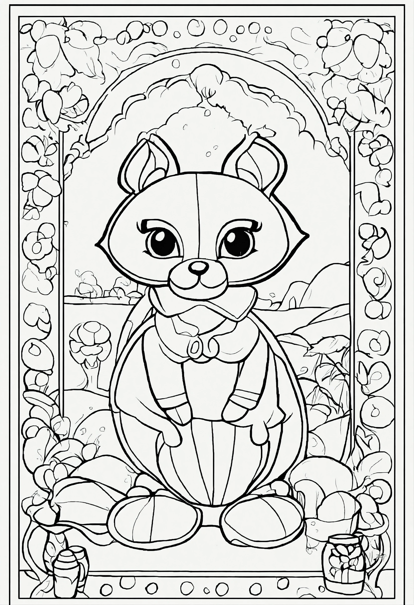 Lexica - Coloring book for toddlers, simple lines drawings, no lines ...
