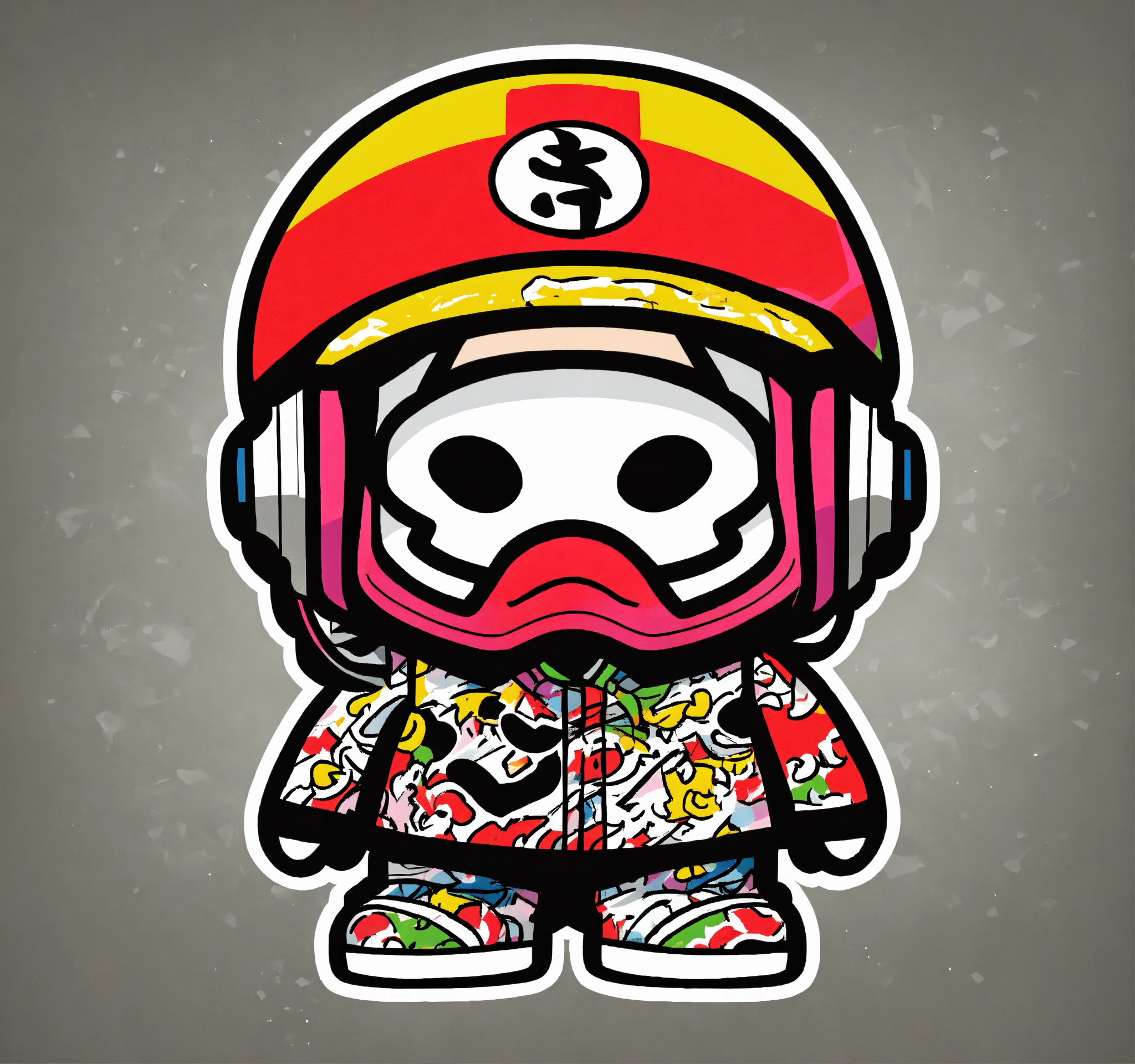 Lexica - Keith Harring style Japanese Bape graffiti cartoon logo design ...