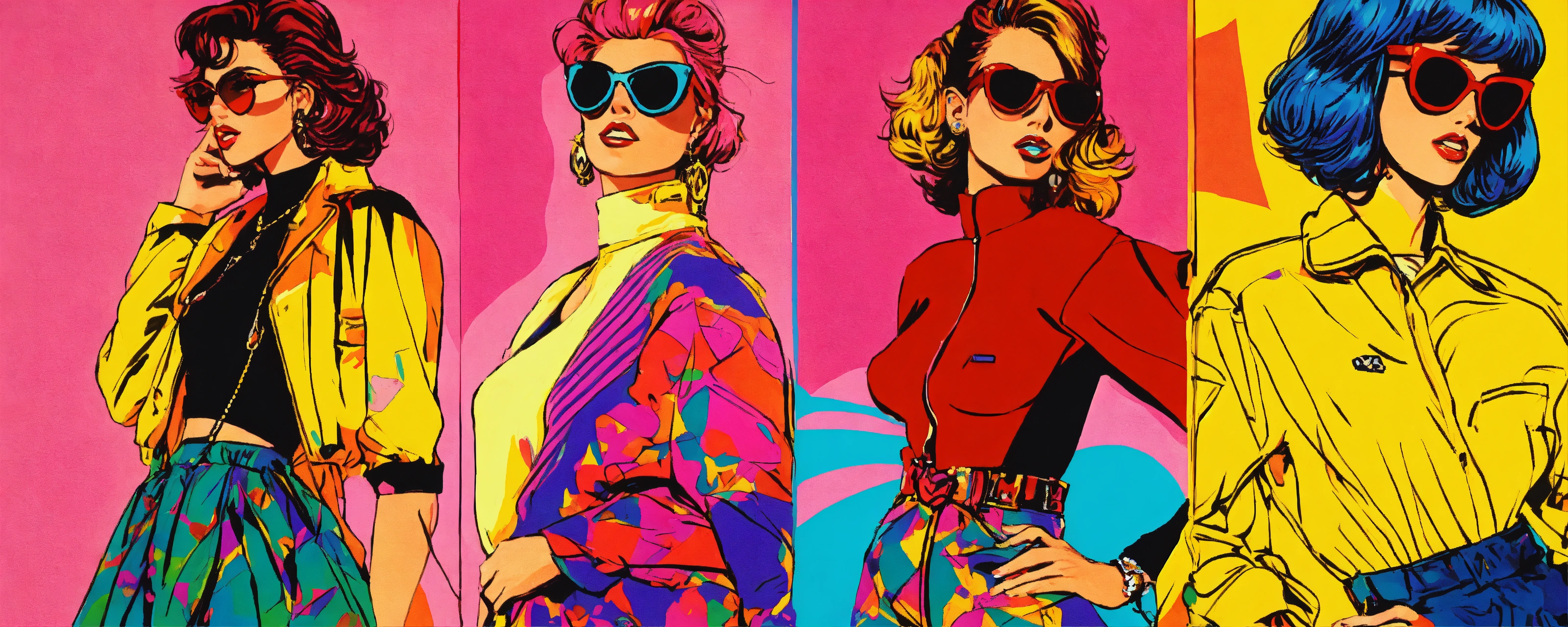 Lexica - 1990s fashion,pop art