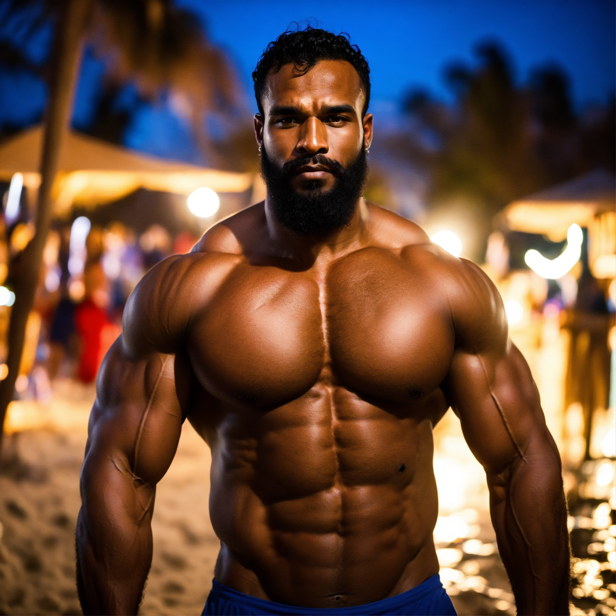 Lexica - 30-year-old hairy Mauritanian man with big muscles, big ...