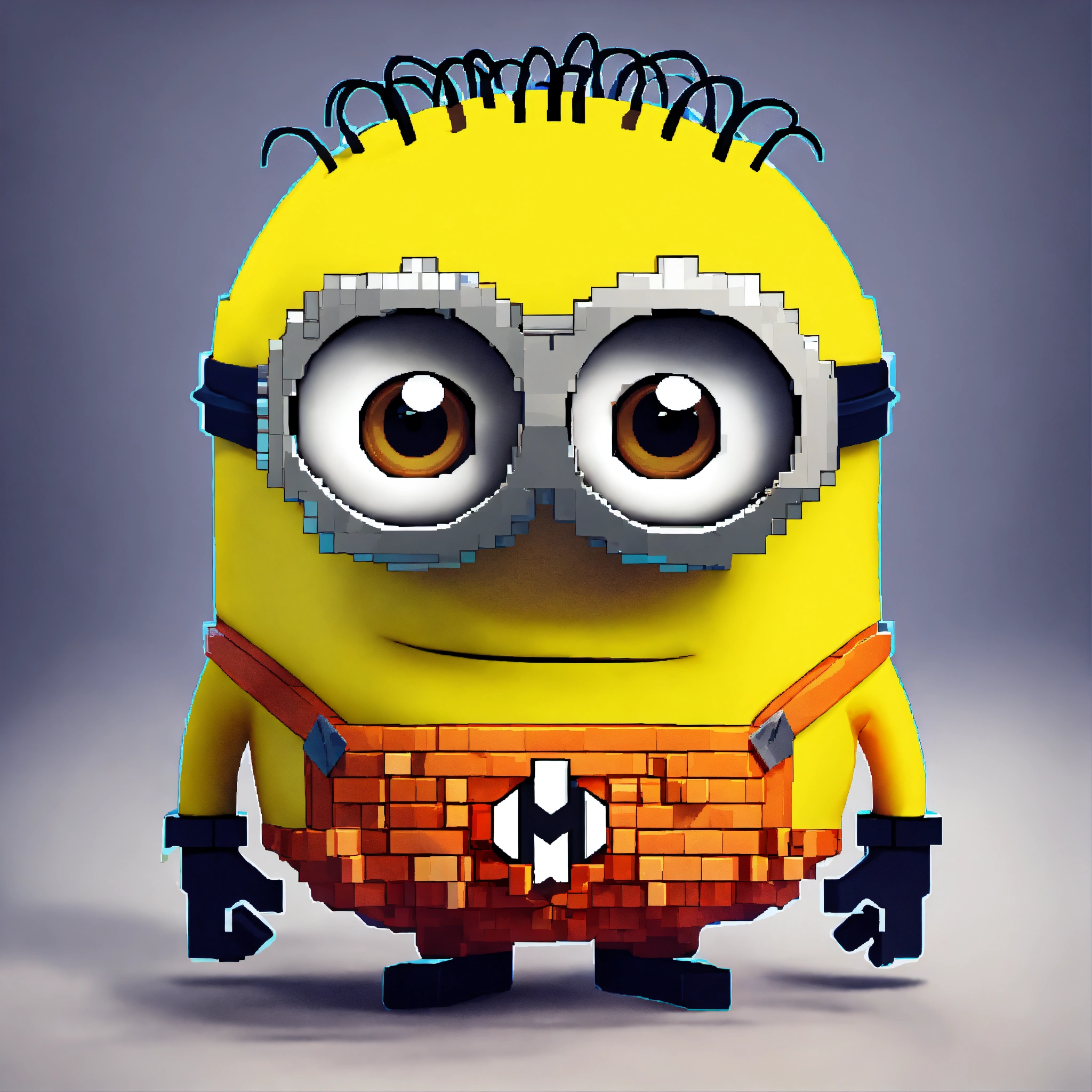 Lexica - Make a minion in a NFT pixelated style