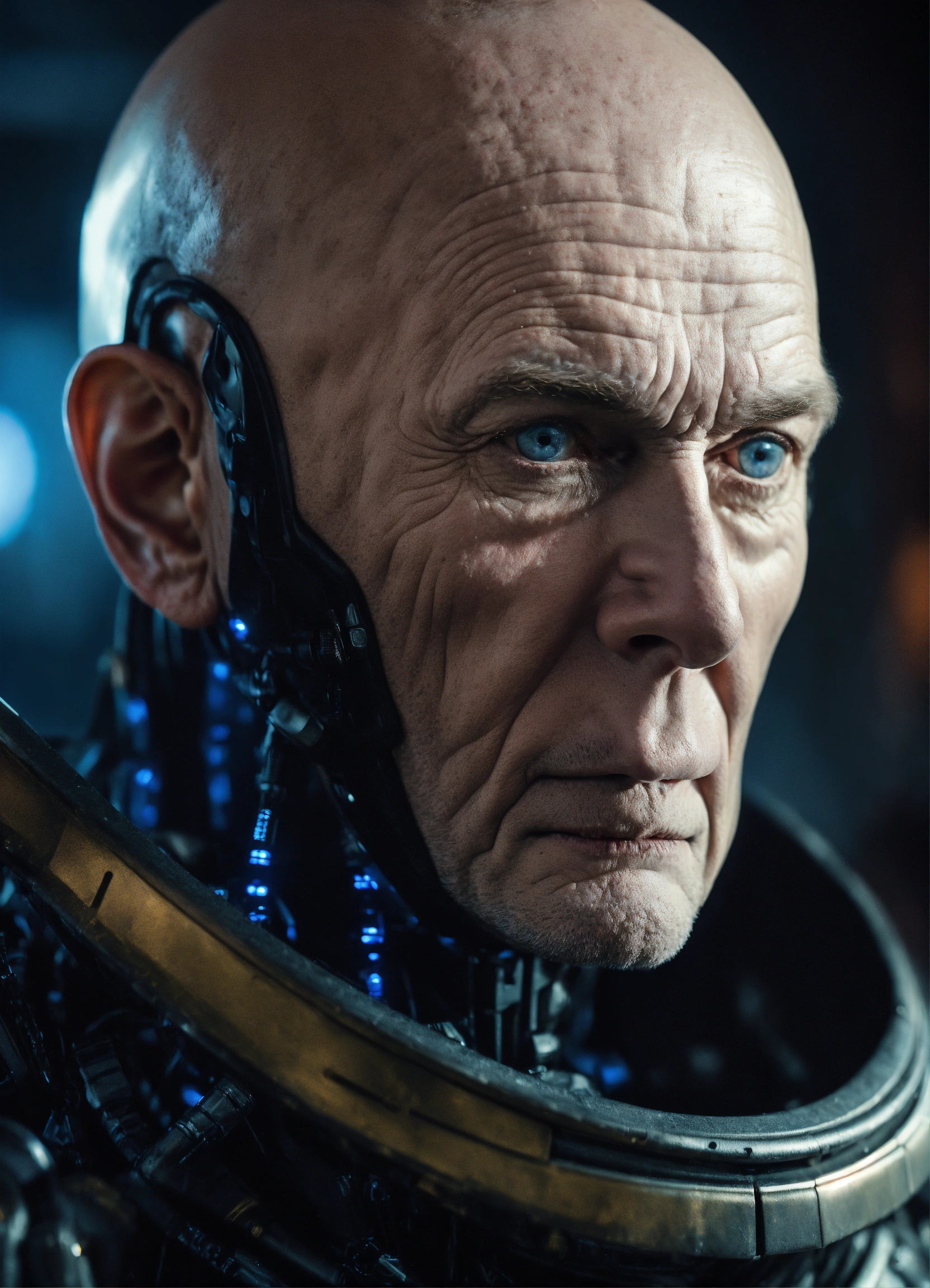 Lexica - A realistic photograph of a creepy 70-year-old white man, with ...