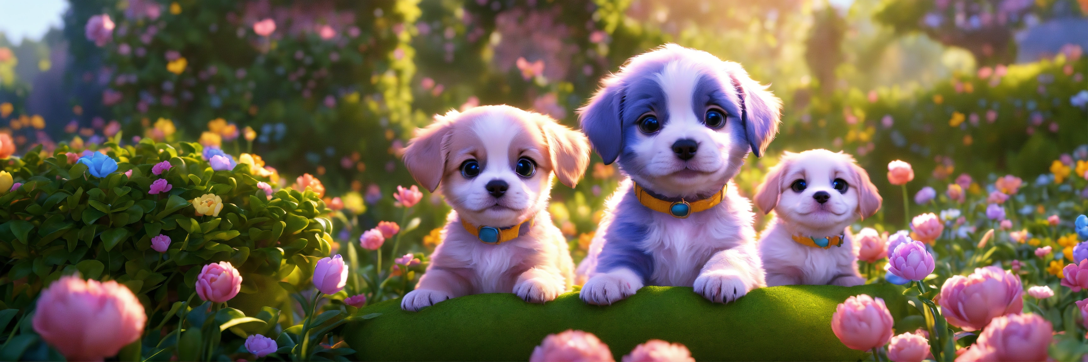 Lexica - Cute small happy humanoid puppies, unreal engine, artstation ...